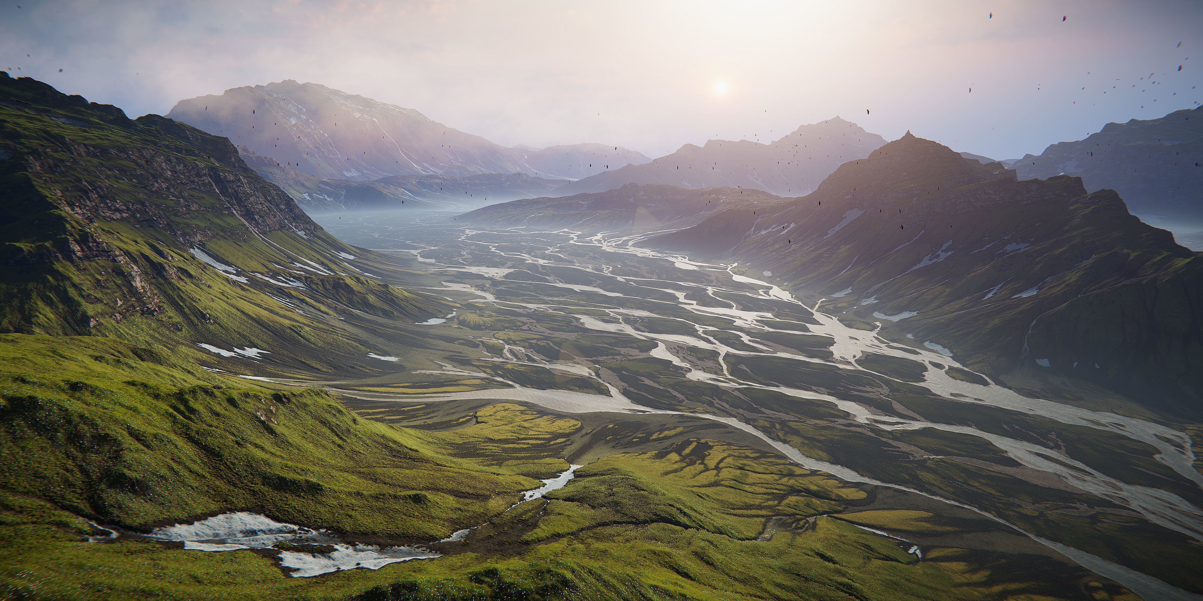 Iceland Mountains Environment - Unity 2017-18-19 Projects 3D model | CGTrader