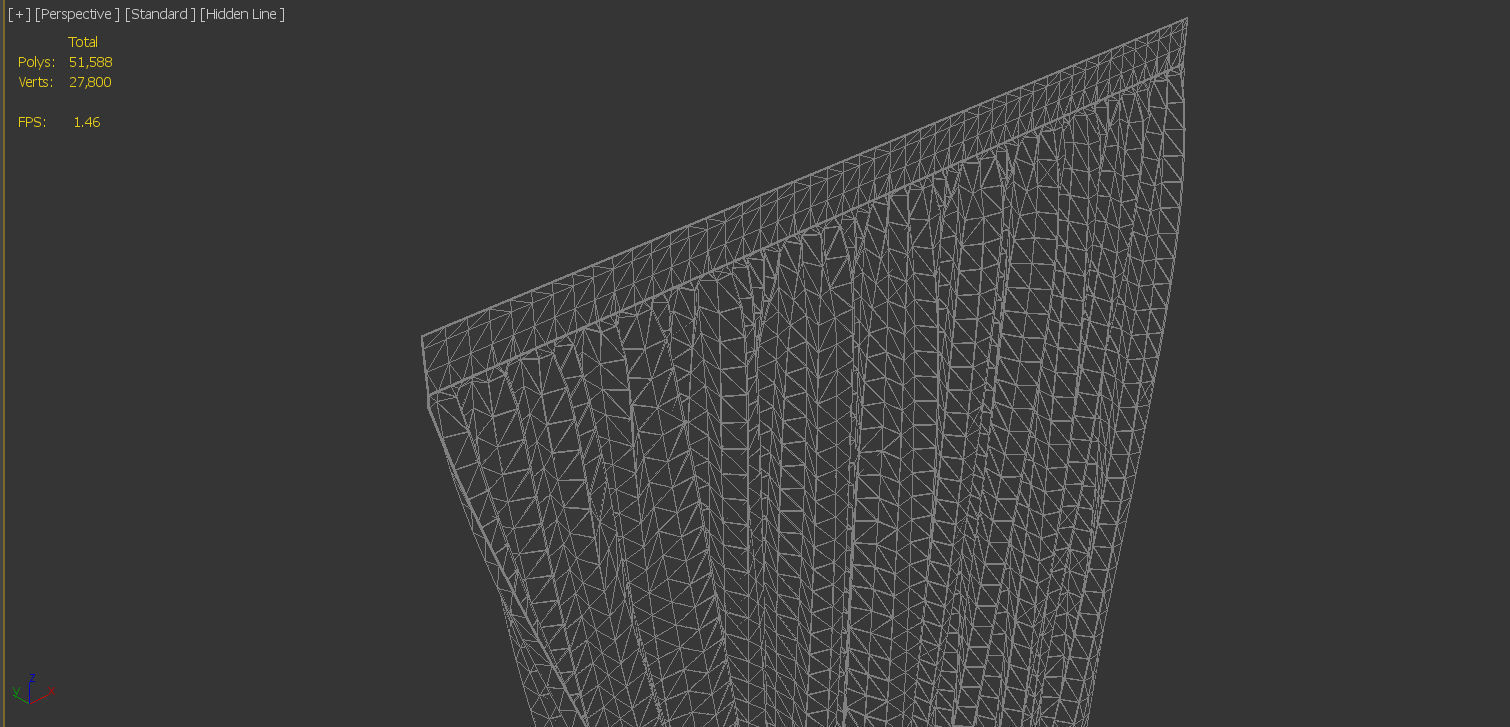 Animated piled Curtain - Slow Wind effect 3D model animated | CGTrader