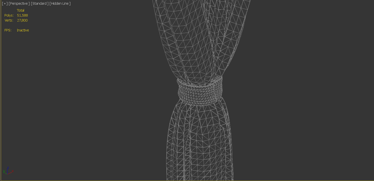 Animated piled Curtain - Slow Wind effect 3D model animated | CGTrader