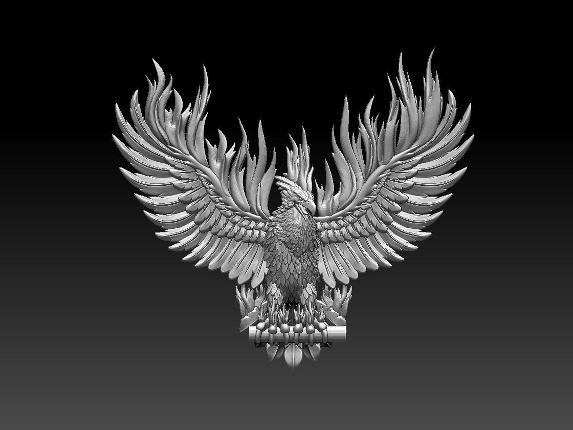 phoenix 3D model 3D printable | CGTrader