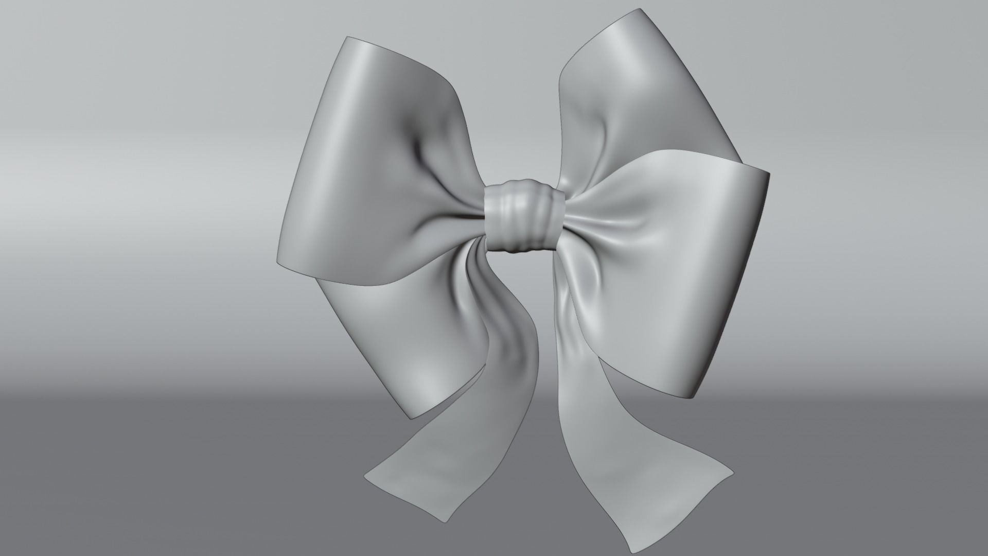 Ribbon Bow realistic 3D model | CGTrader