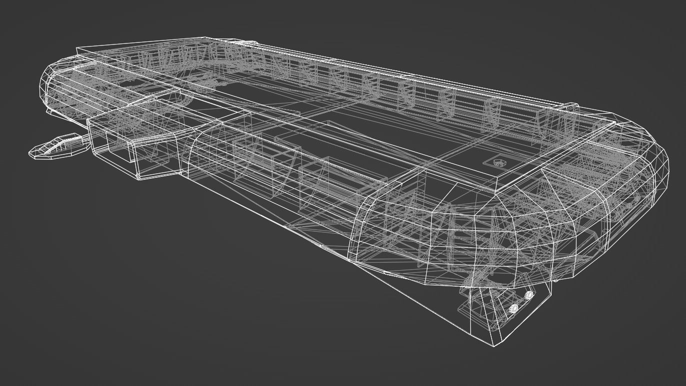 3D model Federal Signal Trafic Storm Lightbar VR / AR / low-poly | CGTrader