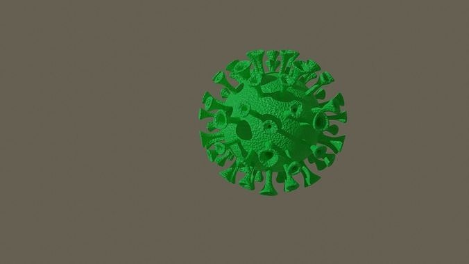 Corona virus free 3D model | CGTrader