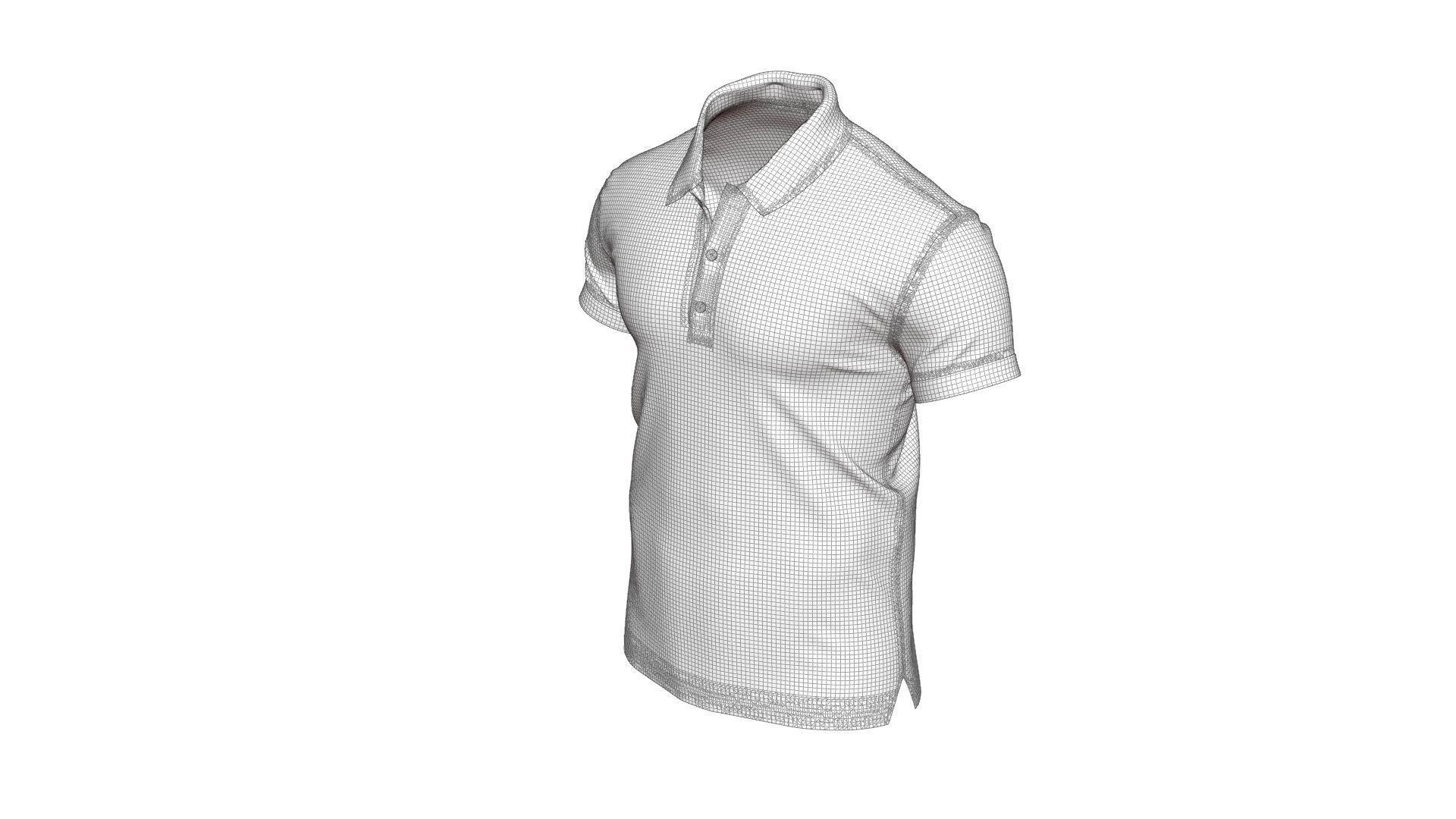 Polo Shirt 3D model | CGTrader