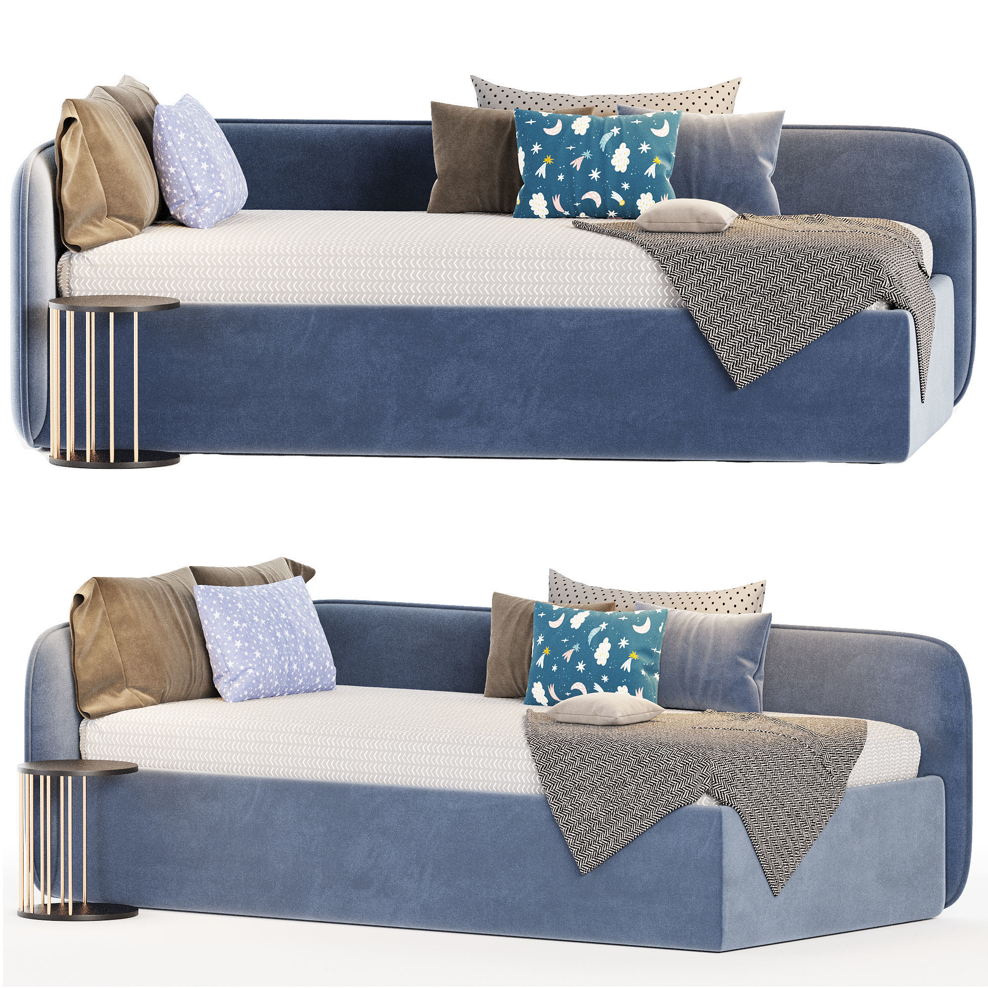 Weeny kids bed 3D model | CGTrader