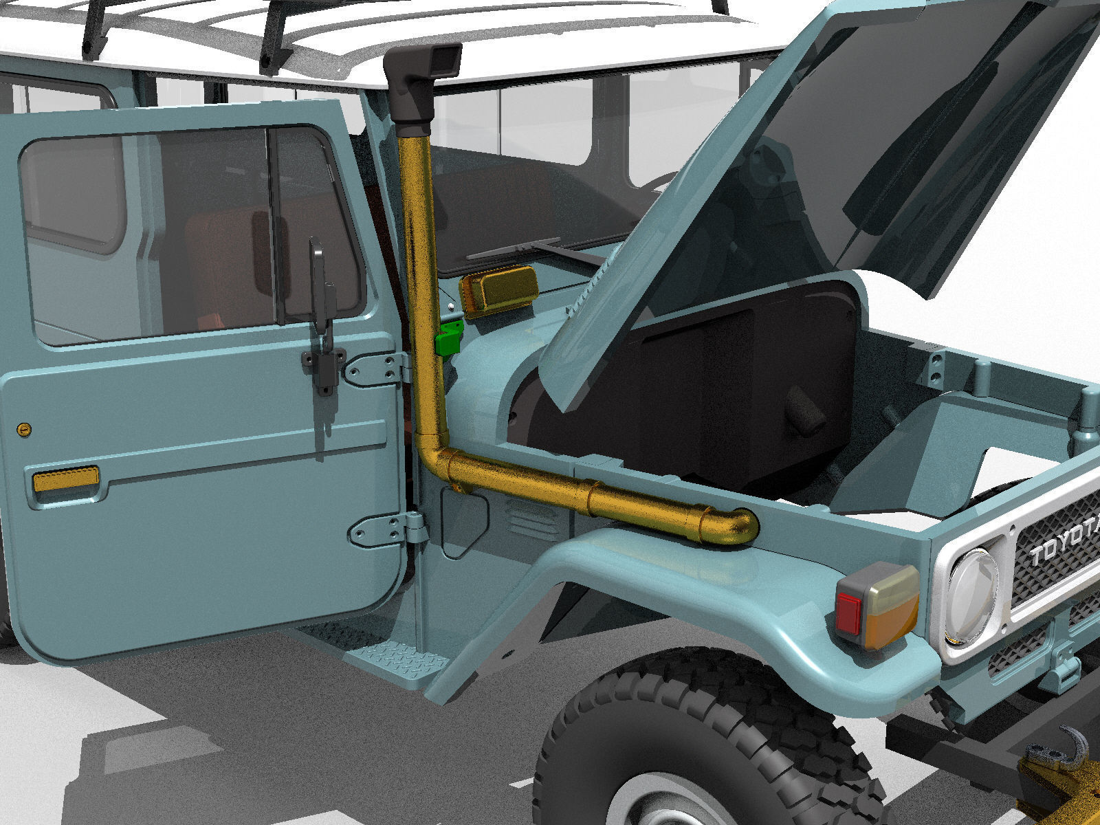 TOYOTA LAND CRUISER FJ45 TROOPY 3D PRINT RC BODY STL FILE 3D model 3D ...