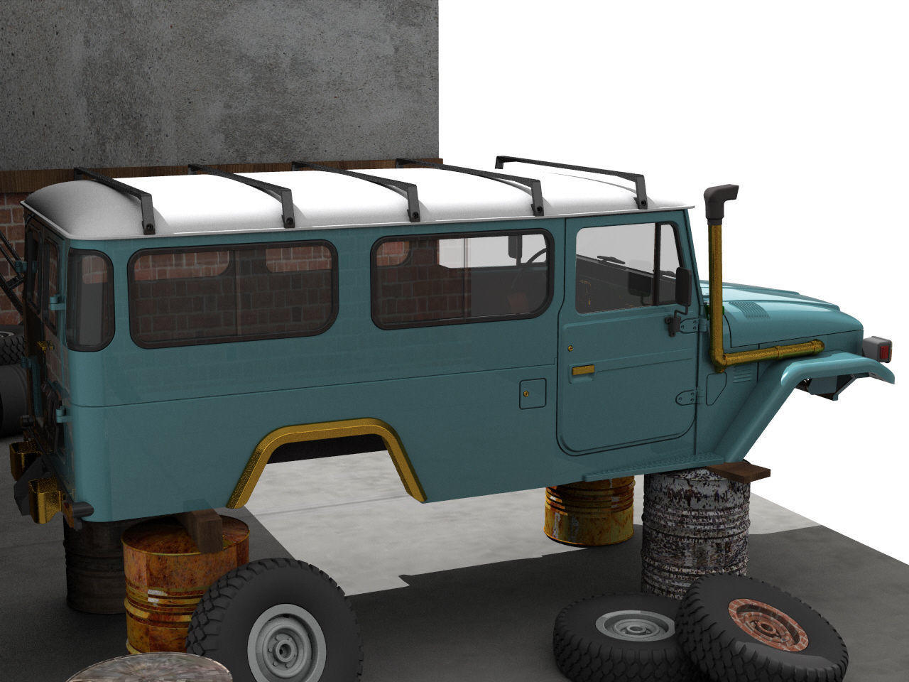 TOYOTA LAND CRUISER FJ45 TROOPY 3D PRINT RC BODY STL FILE 3D model 3D ...