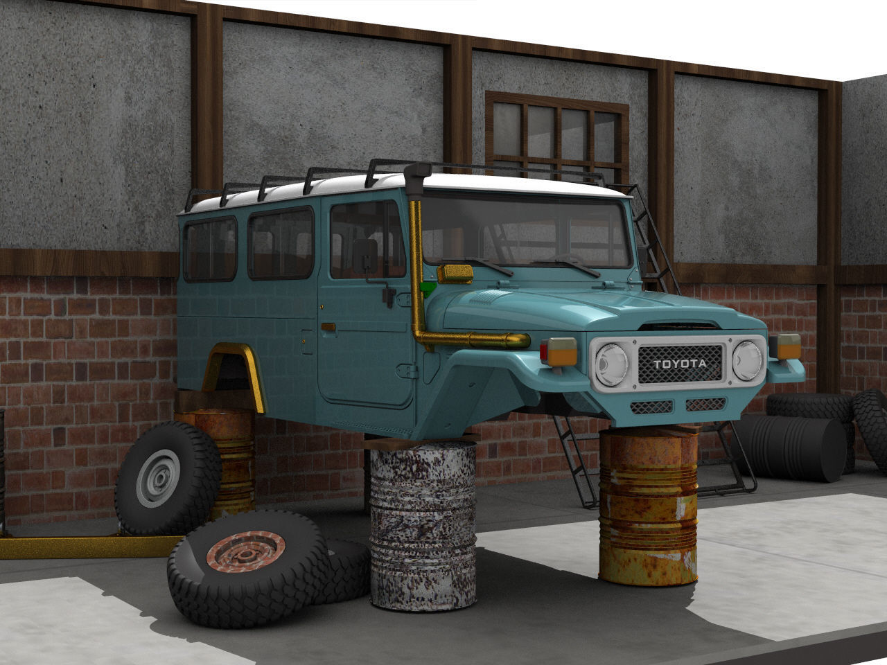 TOYOTA LAND CRUISER FJ45 TROOPY 3D PRINT RC BODY STL FILE 3D model 3D ...