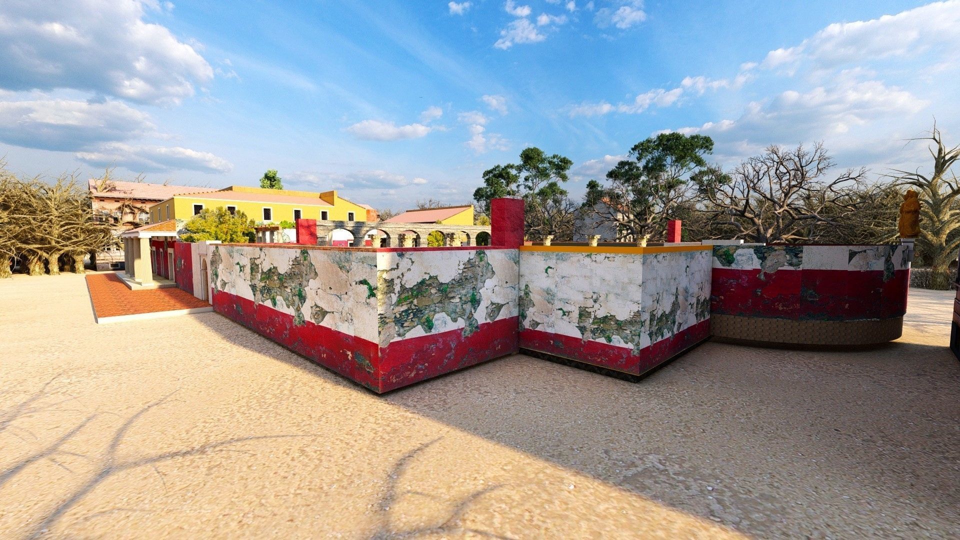 3D model Roman villa well crafted 3D Model with details and textures VR ...