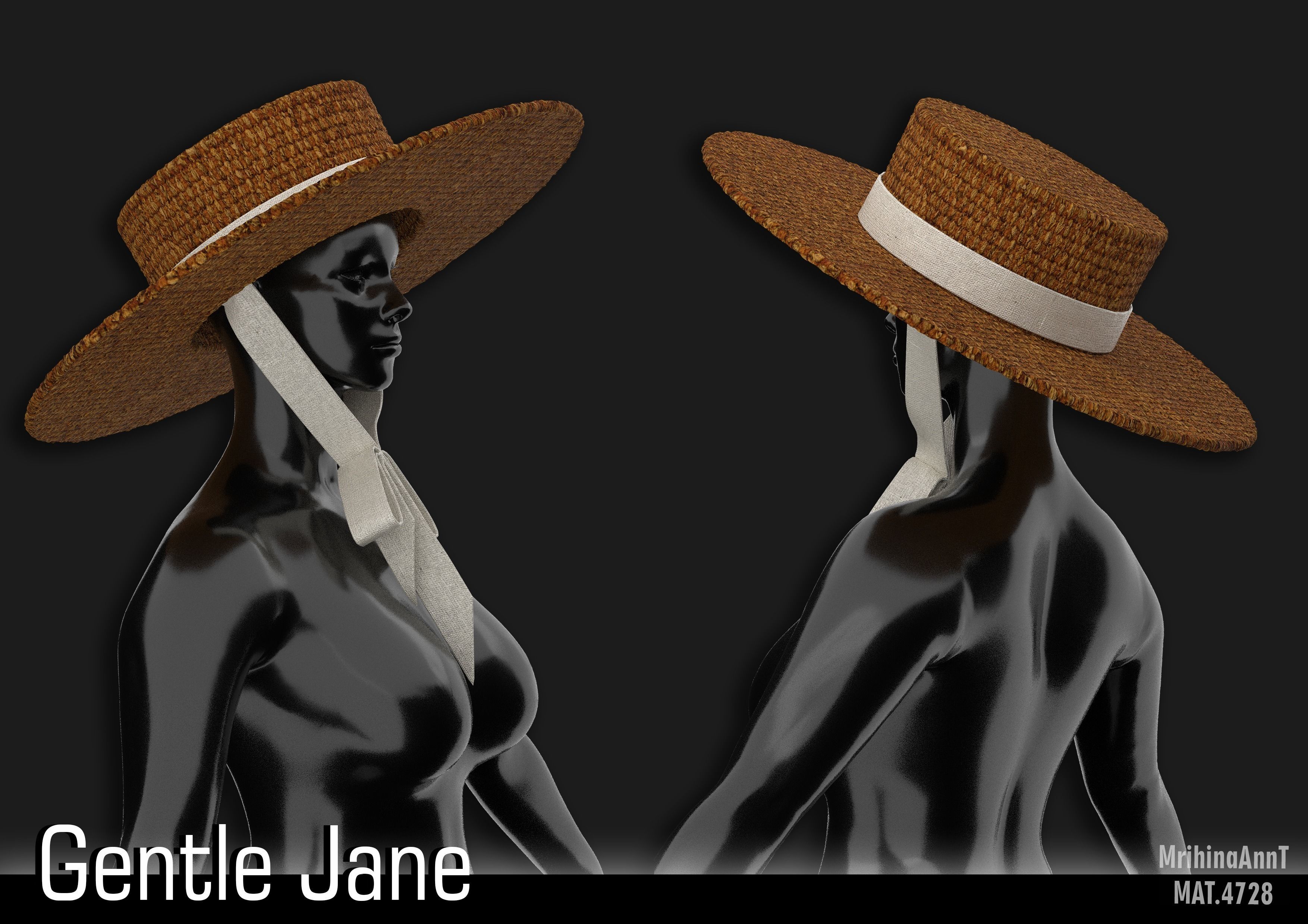 Gentle Jane 3D model | CGTrader