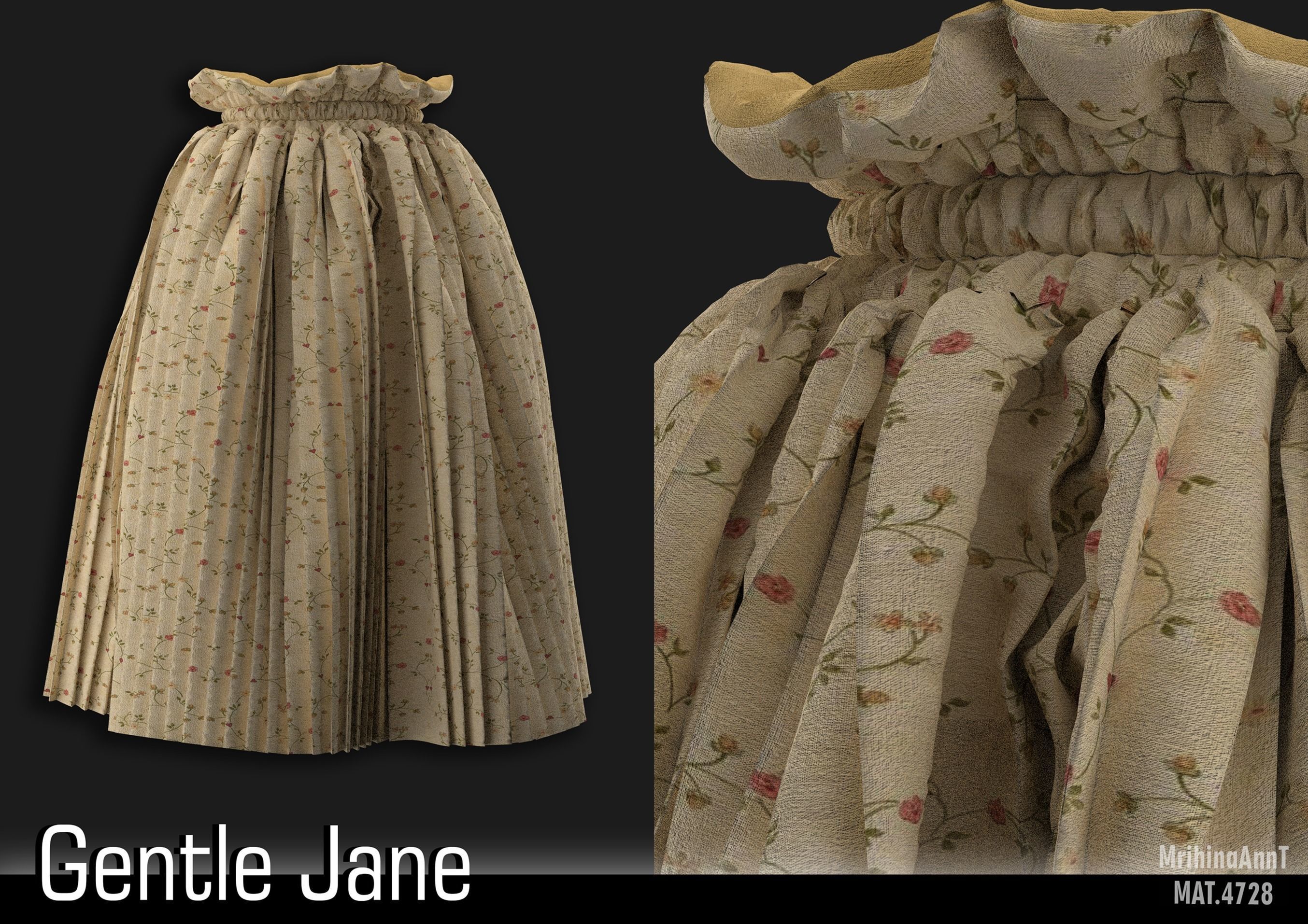 Gentle Jane 3D model | CGTrader