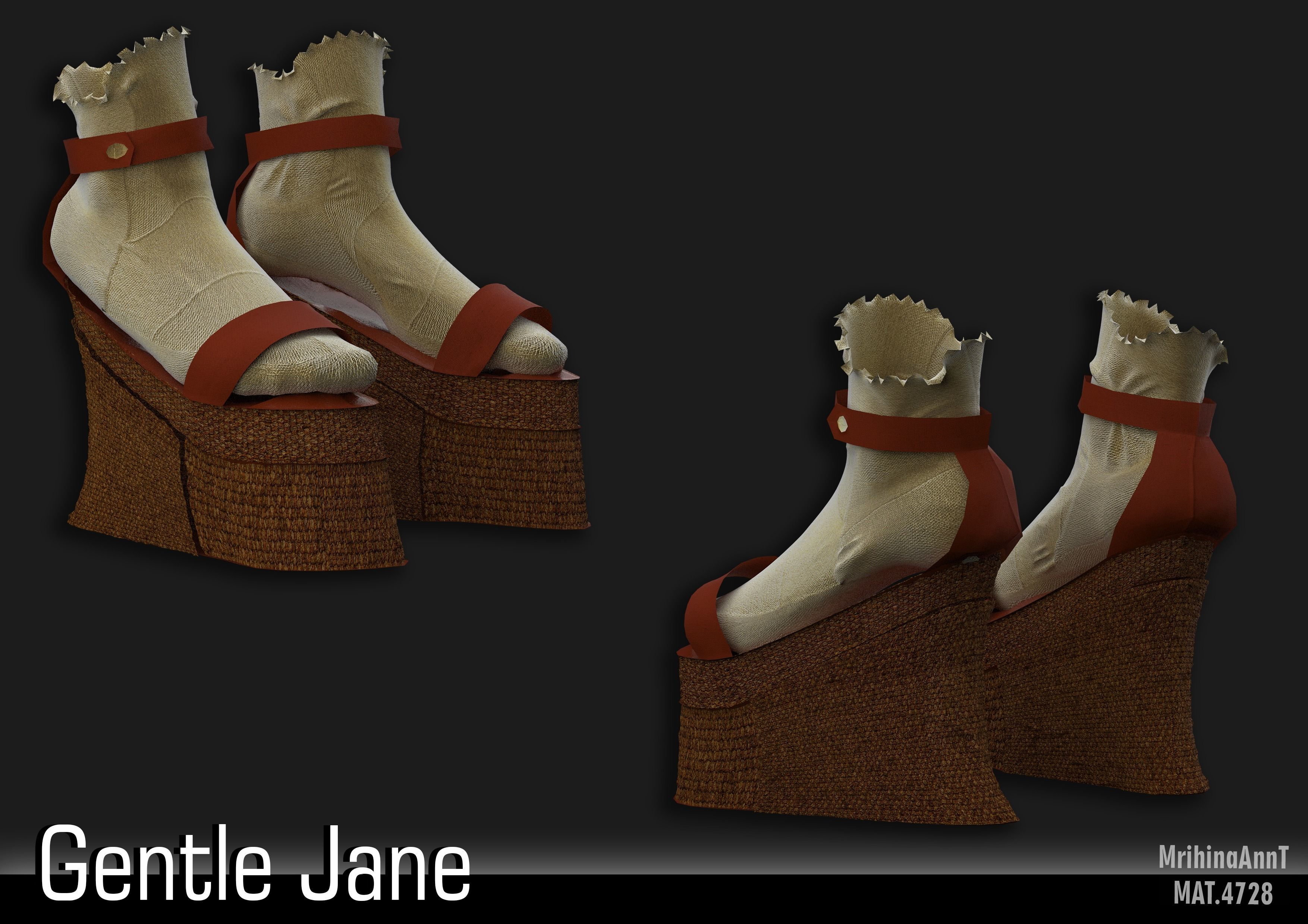 Gentle Jane 3D model | CGTrader