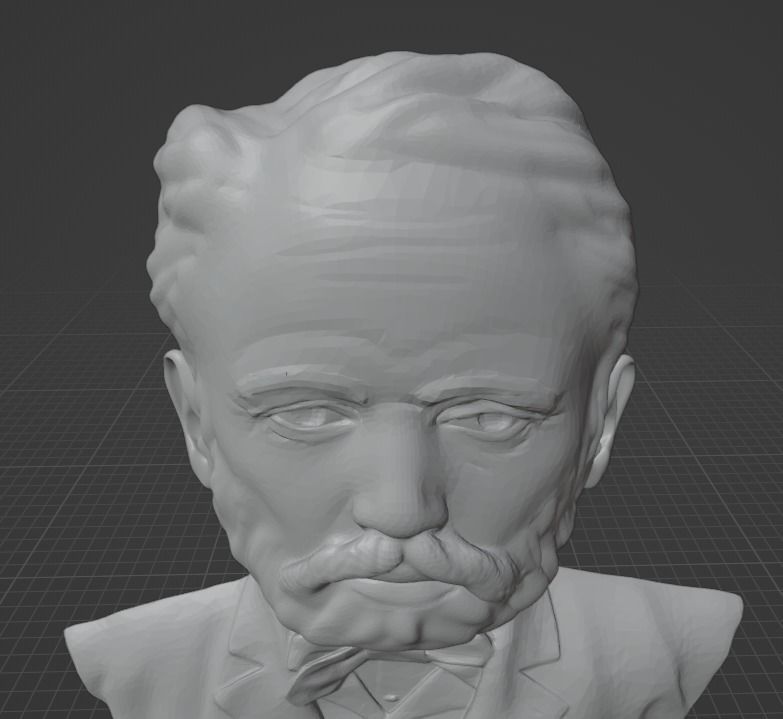 Pyotr Ilyich Tchaikovsky Relief 3D model 3D printable | CGTrader