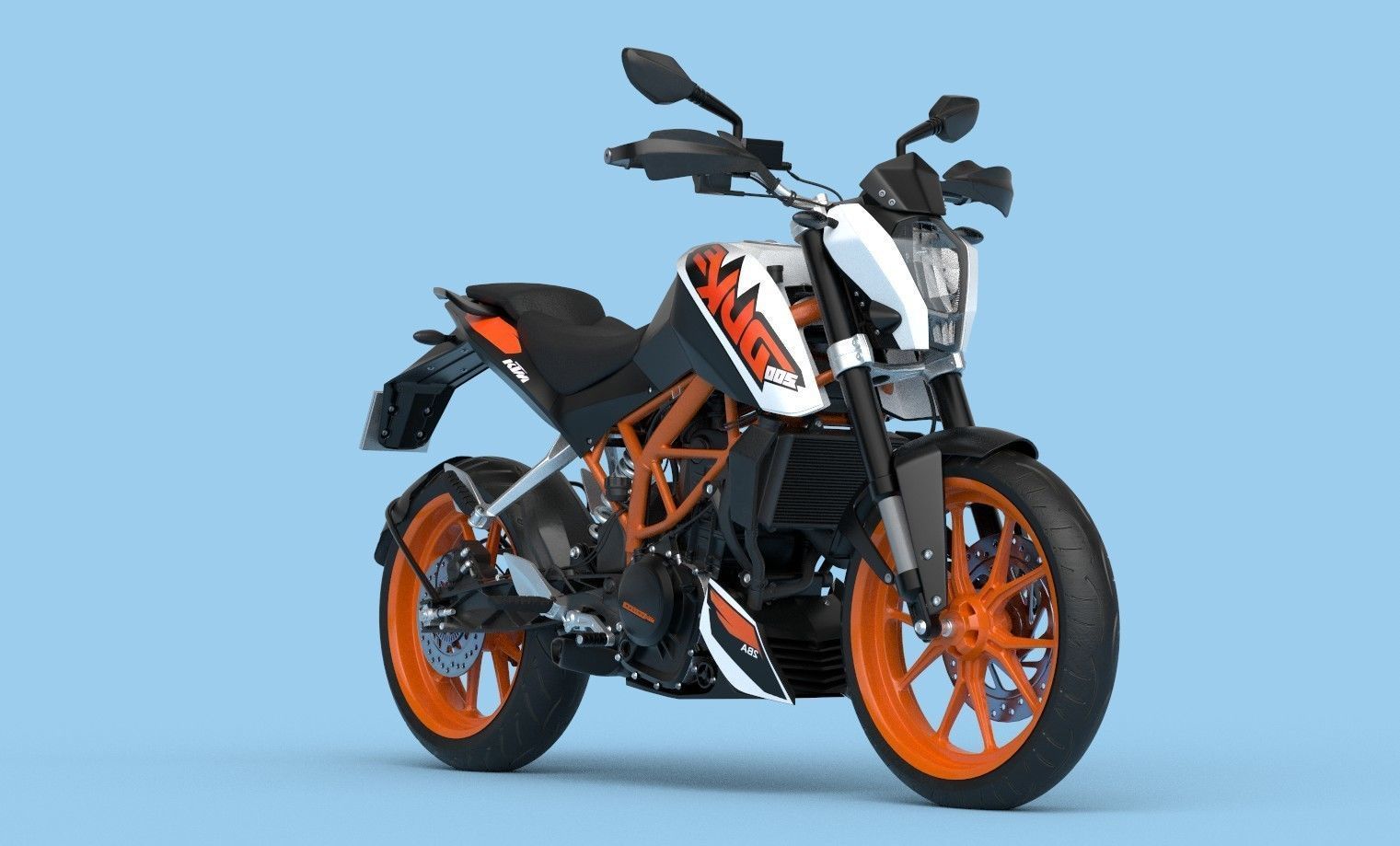 KTM Duke 200 BS3 3D model | CGTrader