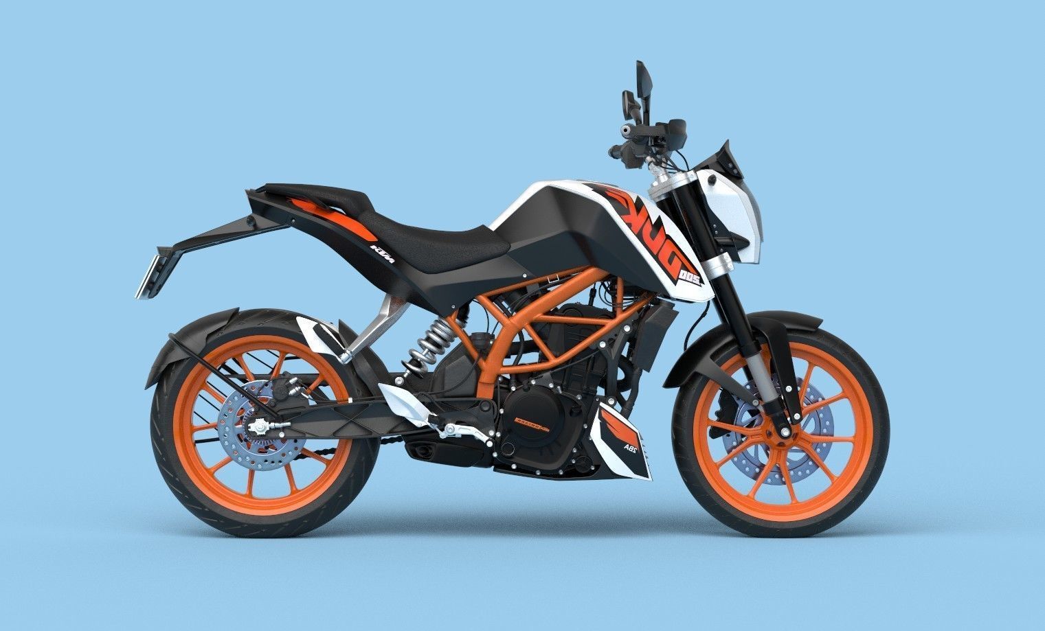KTM Duke 200 BS3 3D model | CGTrader