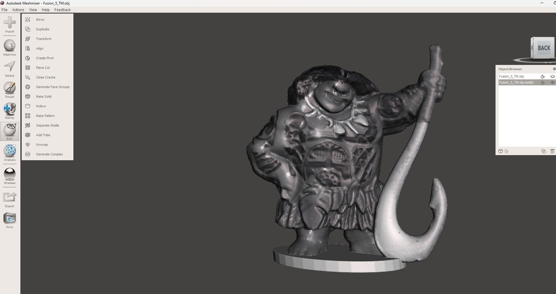 maui from muana 3D model 3D printable | CGTrader
