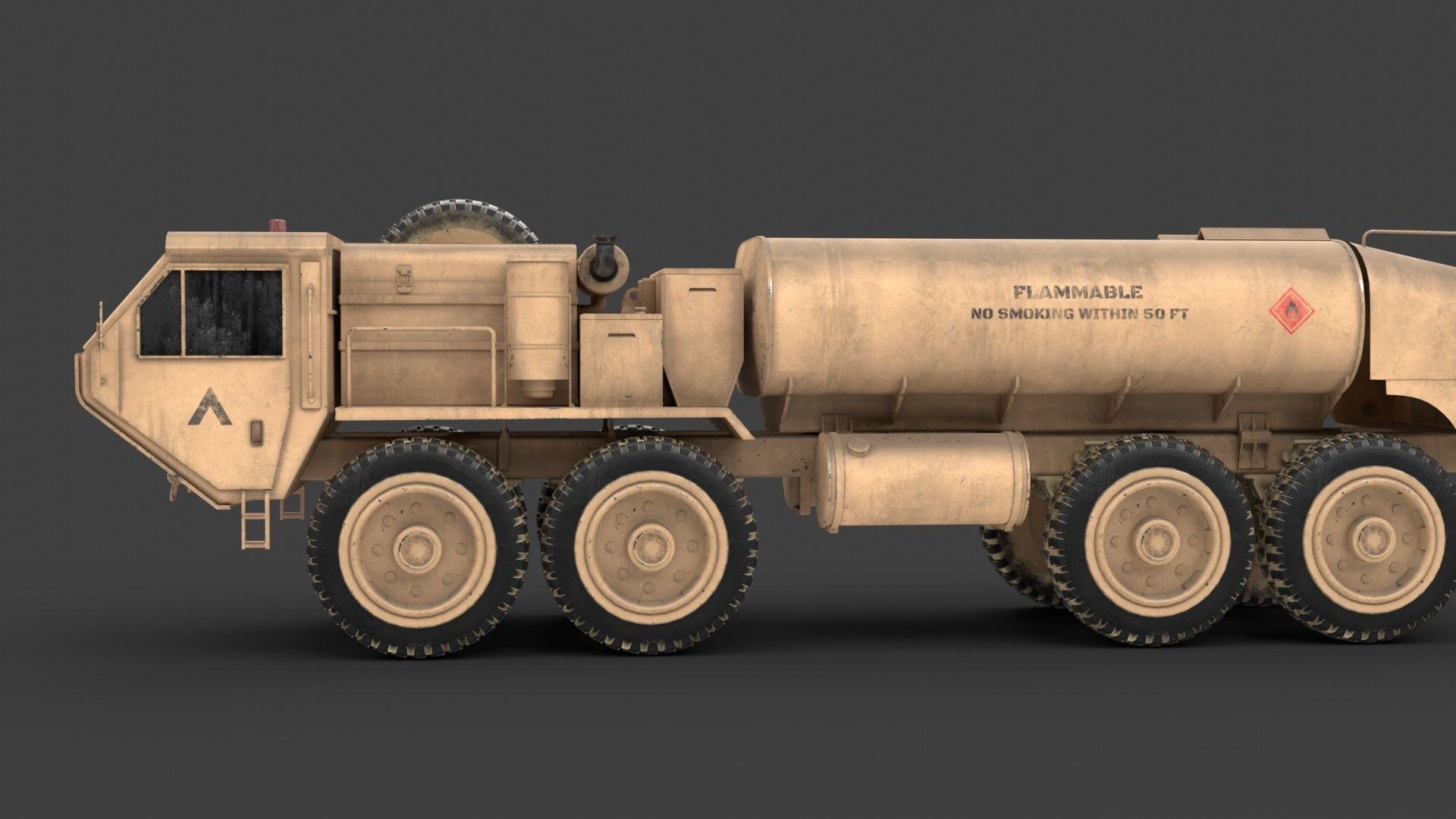 Oshkosh HEMTT A2 M977 Diesel truck 3D model | CGTrader