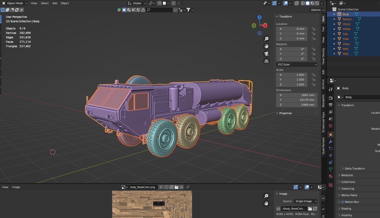 Oshkosh HEMTT A2 M977 Diesel truck 3D model | CGTrader
