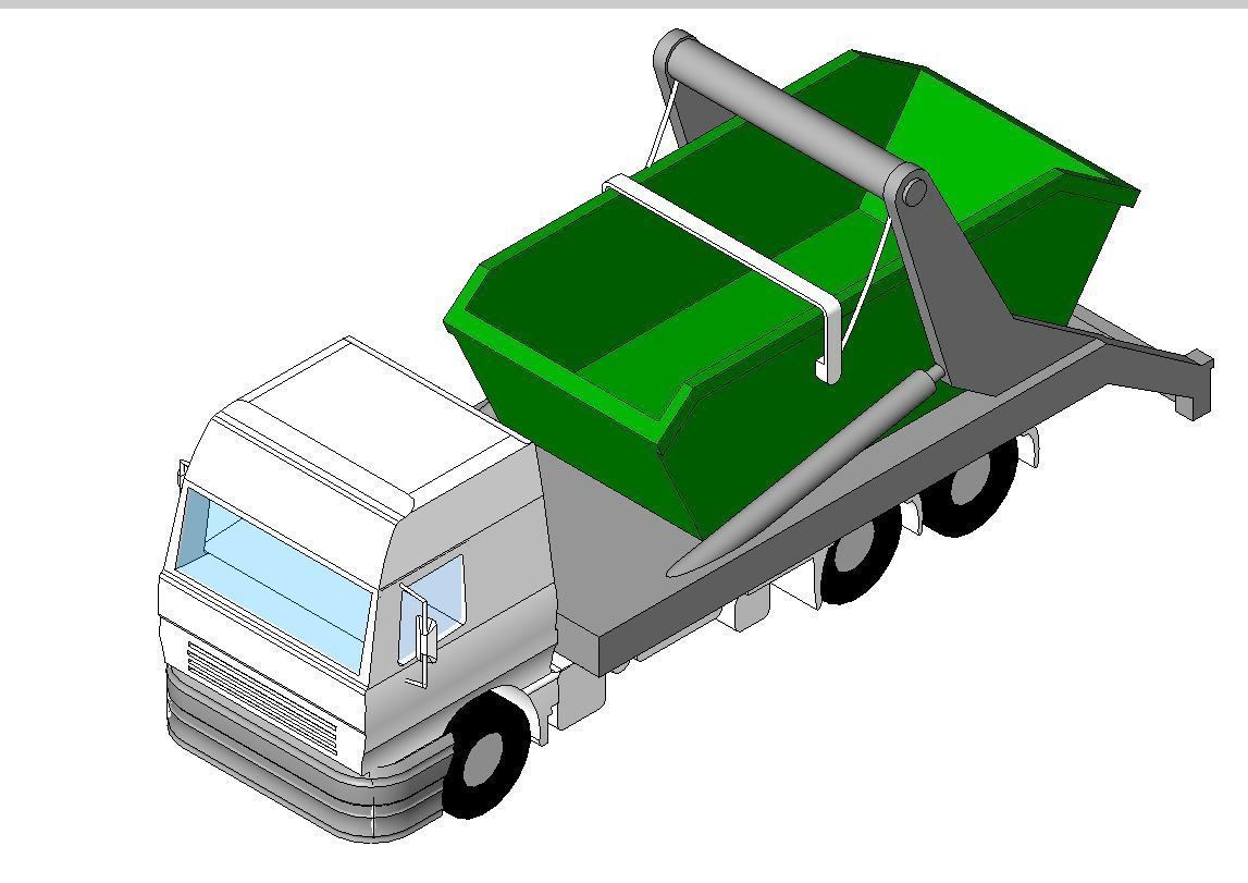 Absetzkipper-35 3D model | CGTrader