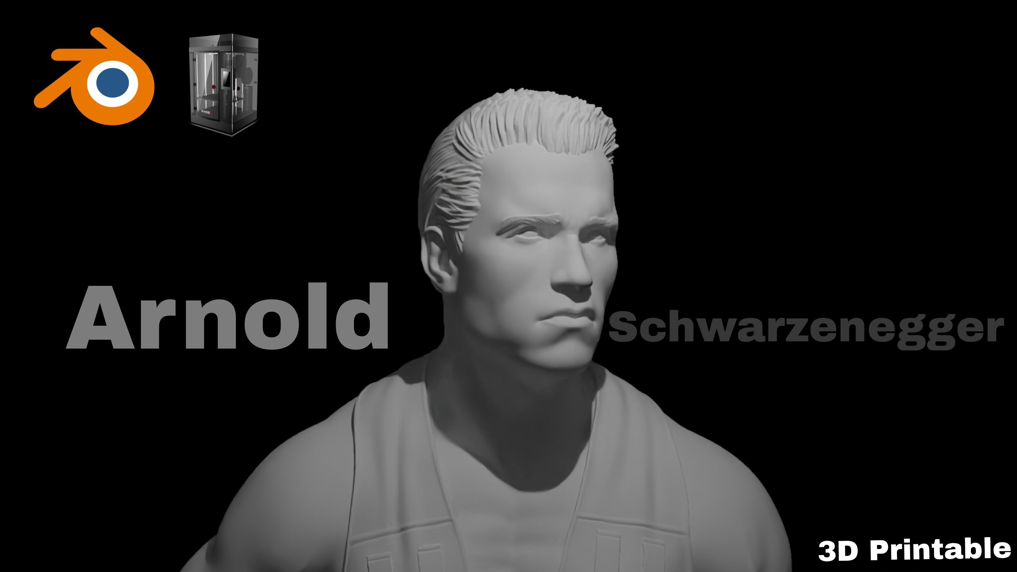 Arnold Schwarzenegger Predator 3D Printable Model 3D model 3D printable ...