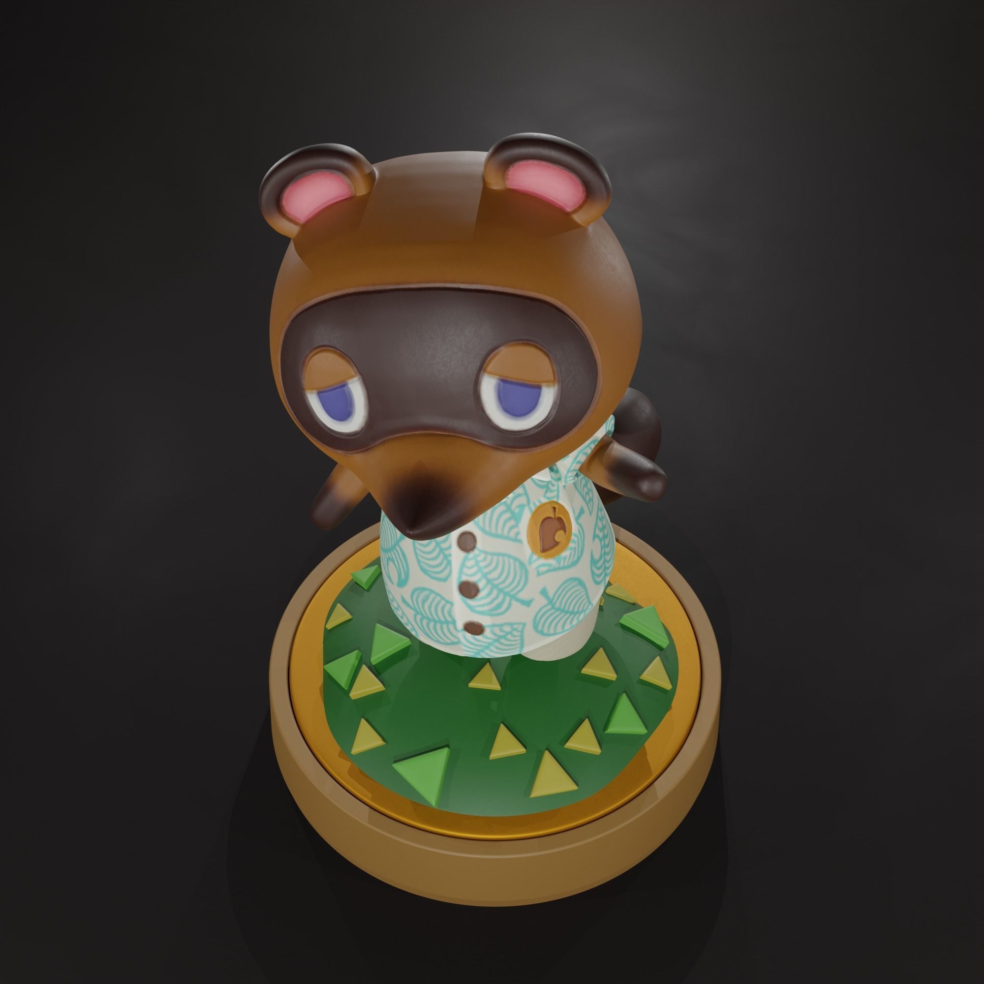 Tom Nook - Animal Crossing 3D model 3D printable | CGTrader
