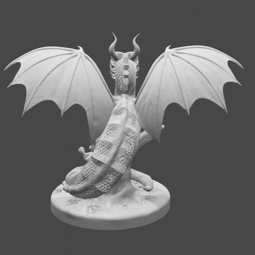 3D Dragon 3D model 3D printable | CGTrader