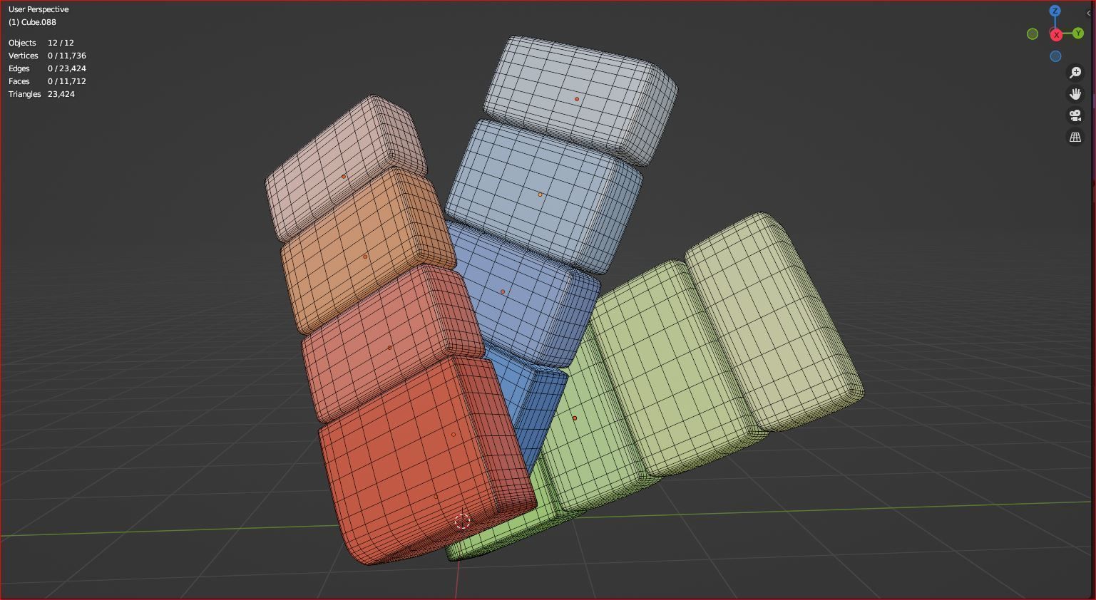 3d Palette flat cartoon icon 3D model | CGTrader