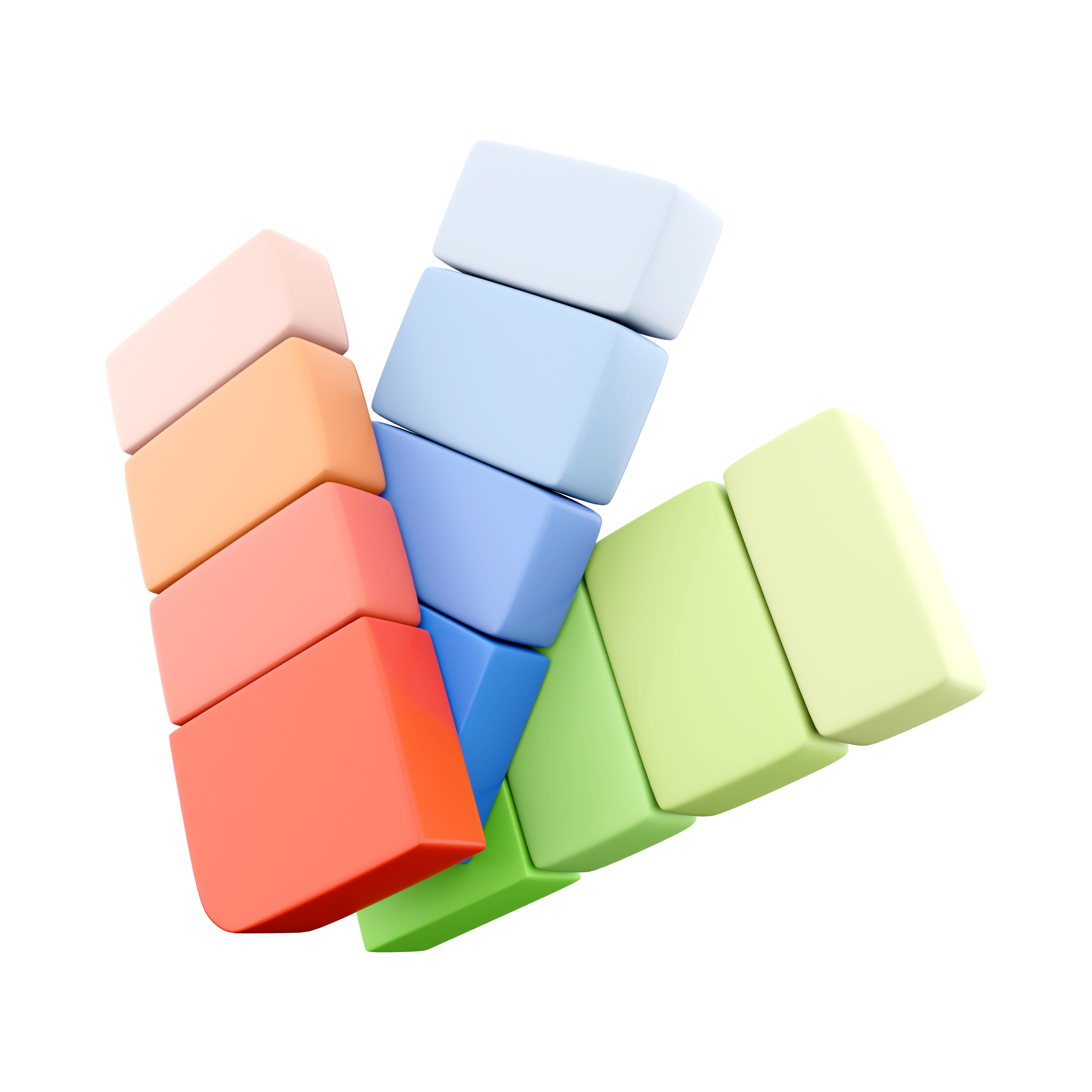 3d Palette flat cartoon icon 3D model | CGTrader