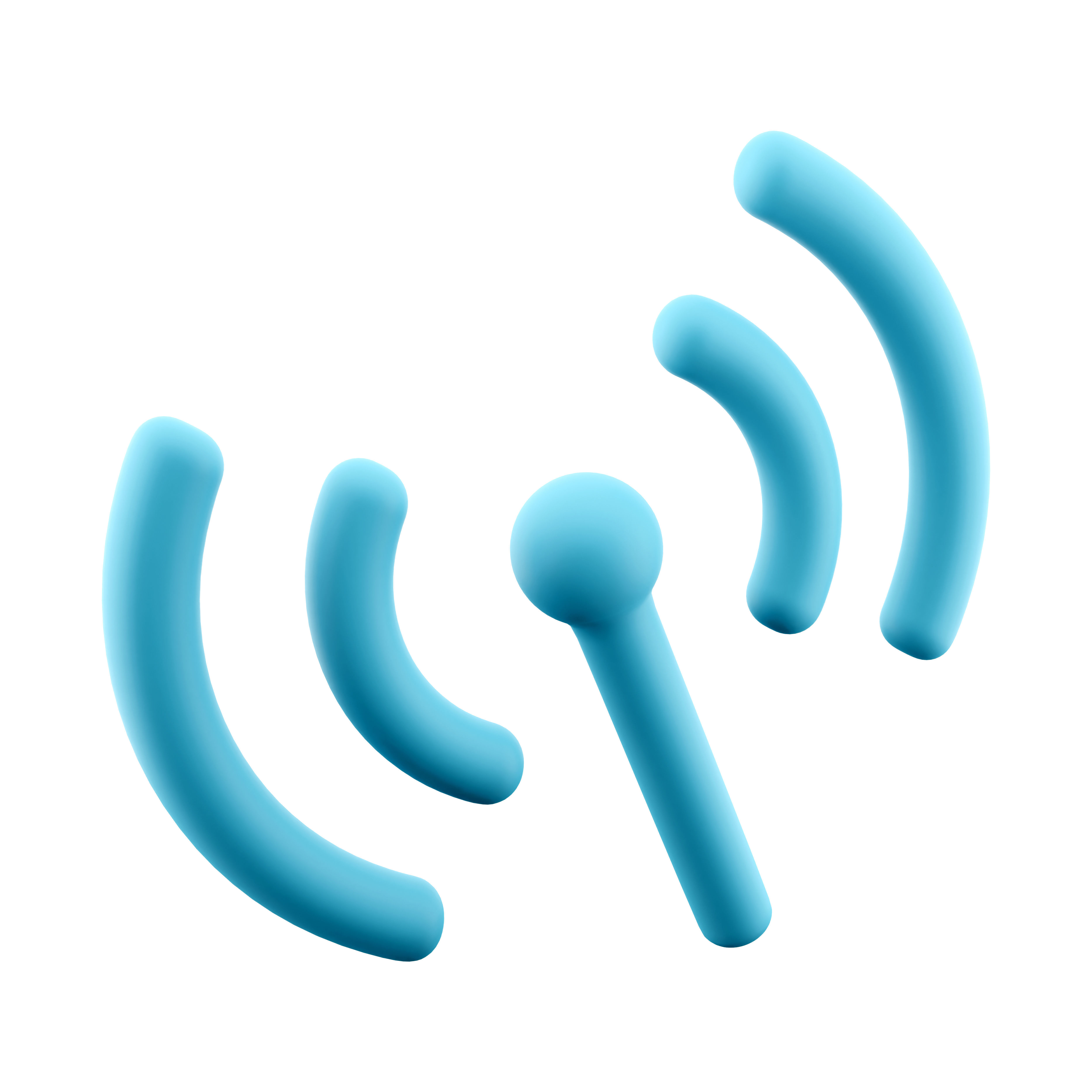 3d Signal transmission icon 3D model | CGTrader