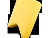 3d yellow bookmark flag cartoon icon 3D model | CGTrader