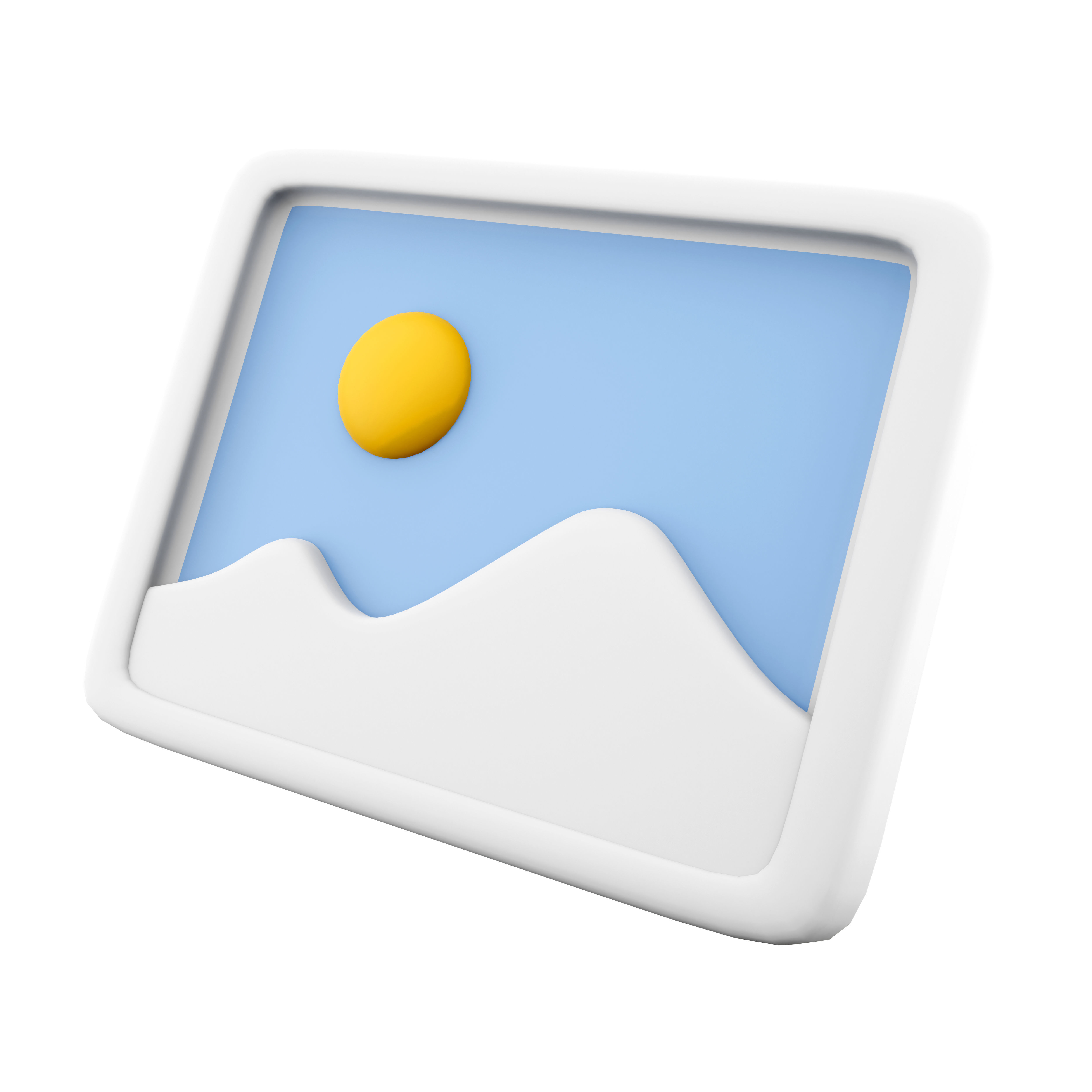 3d Image photo and jpg file cartoon icon 3D model | CGTrader