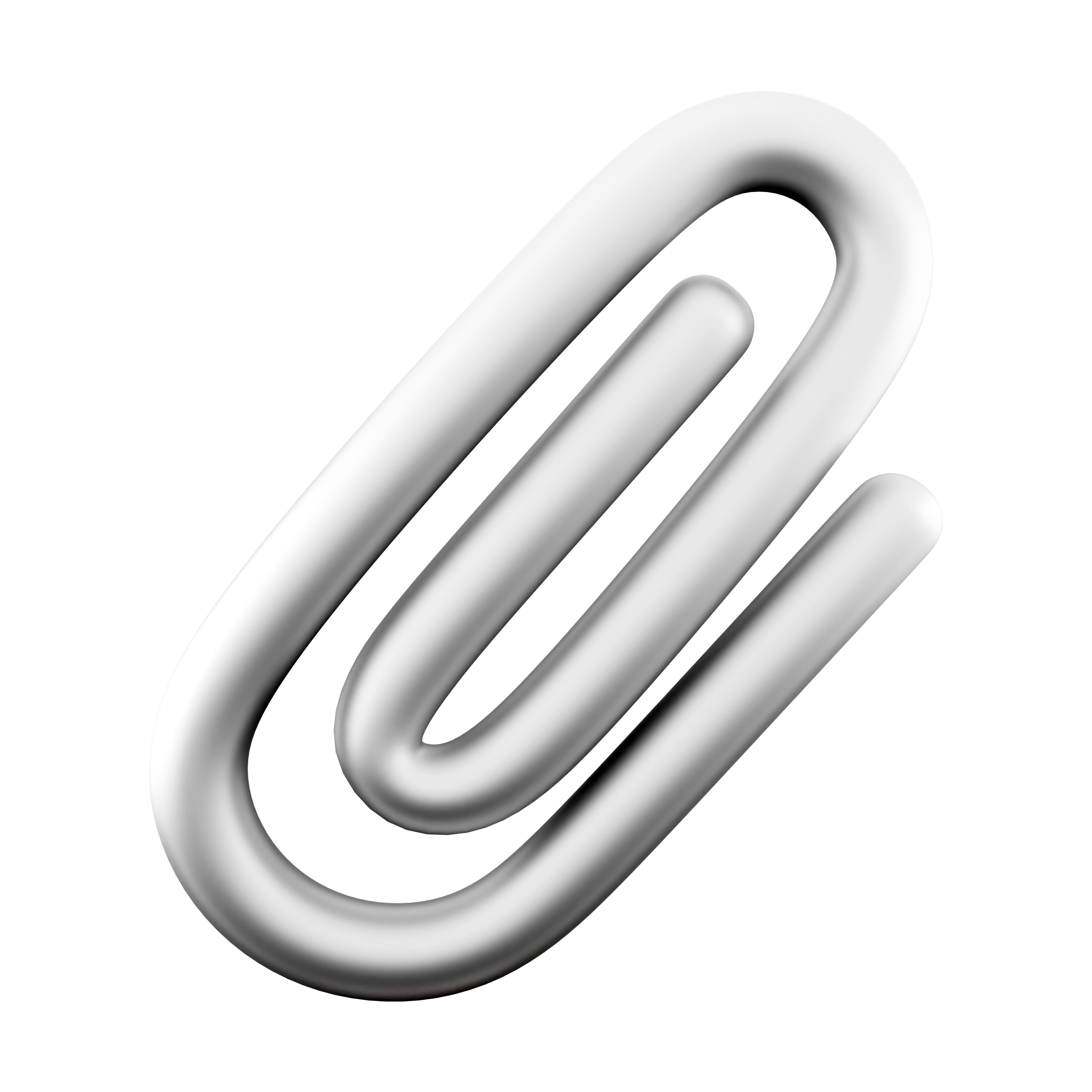 3d paper clip cartoon icon 3D model | CGTrader