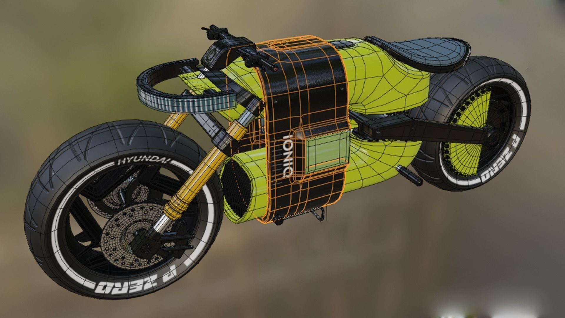 3D model HYUNDAI BIKE VR / AR / low-poly | CGTrader
