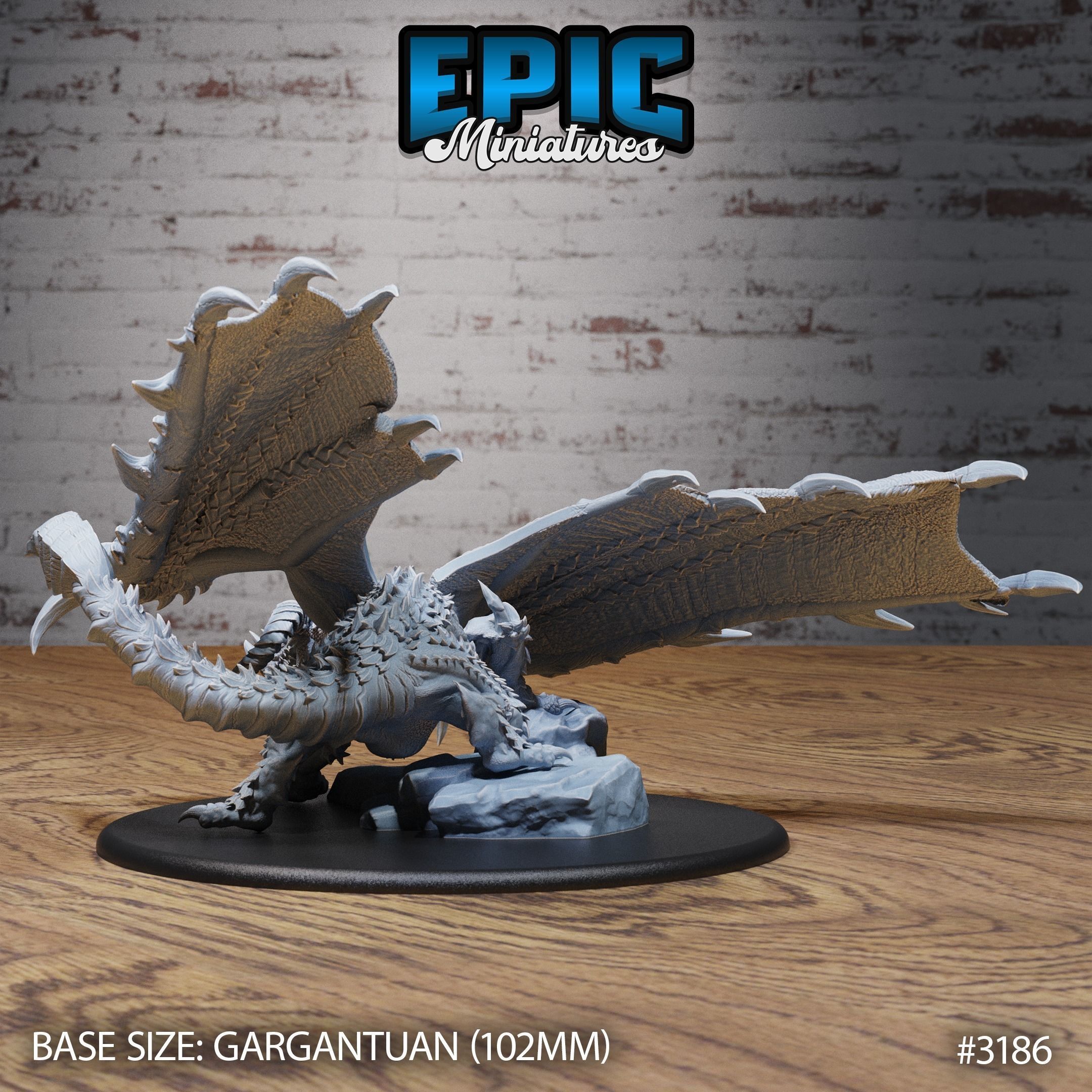 Calamity Dragon Set - DnD Tabletop Miniature 3D Model 3D model 3D ...