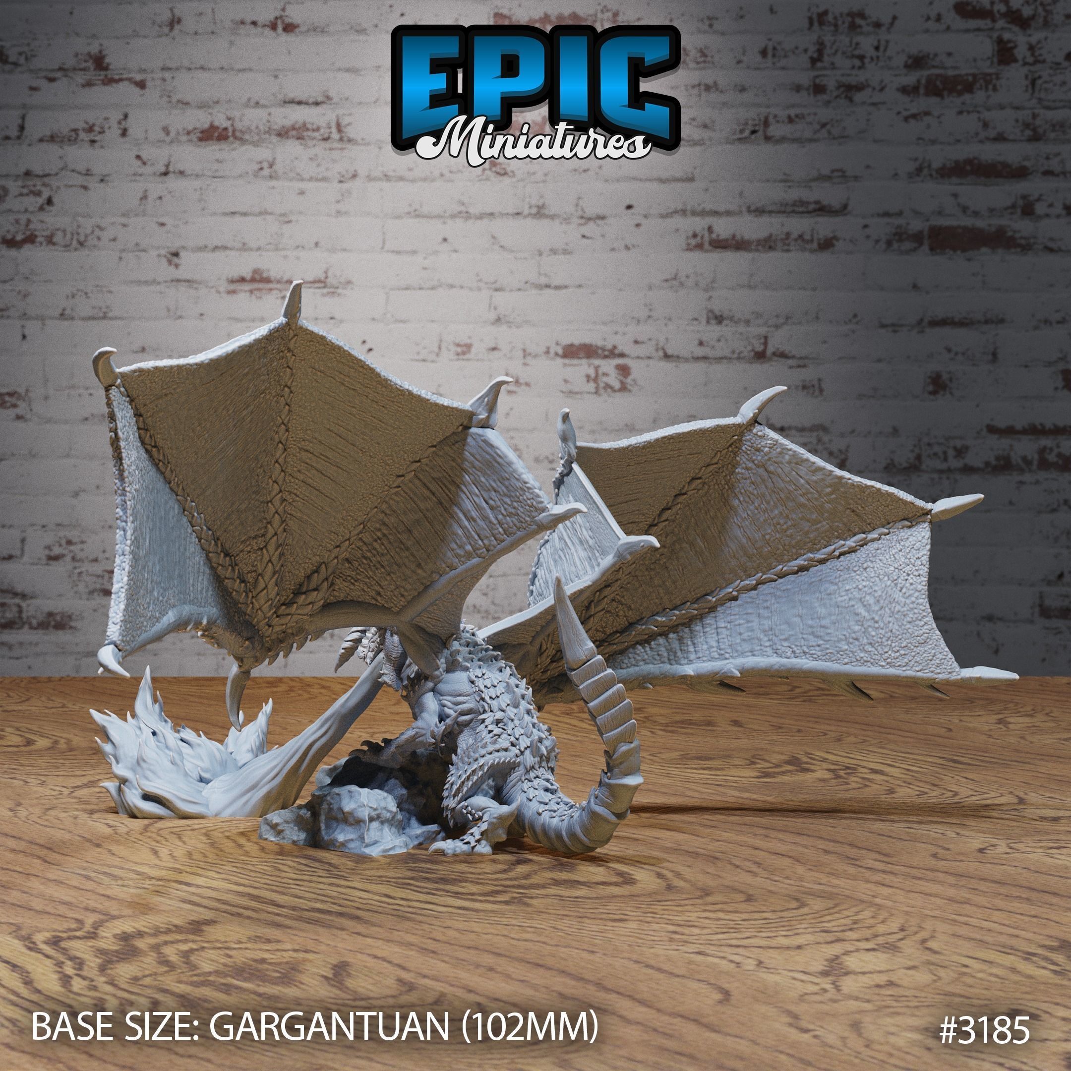 Calamity Dragon Set - DnD Tabletop Miniature 3D Model 3D model 3D ...