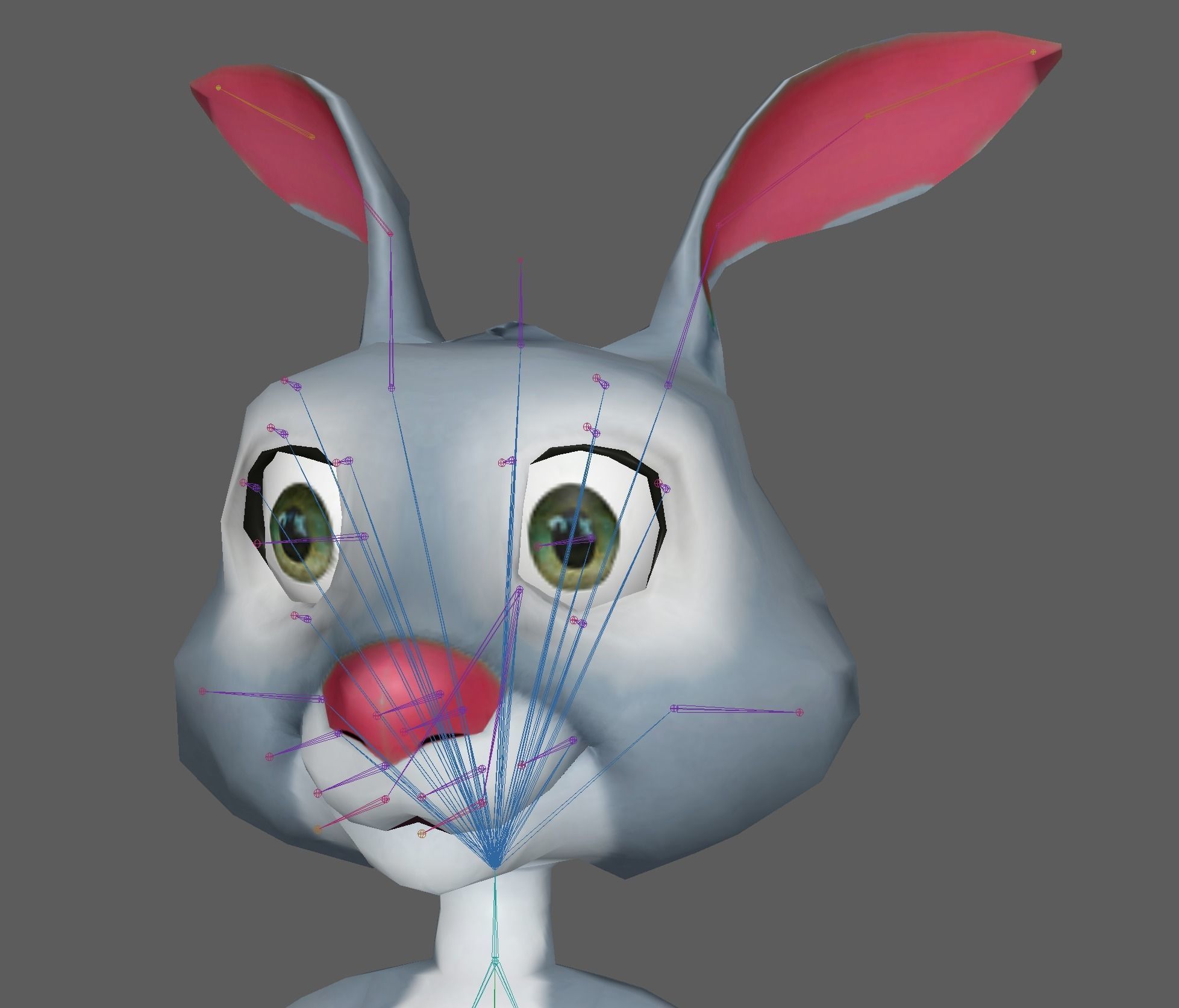 3D model Cartoon Rabbit VR / AR / low-poly | CGTrader