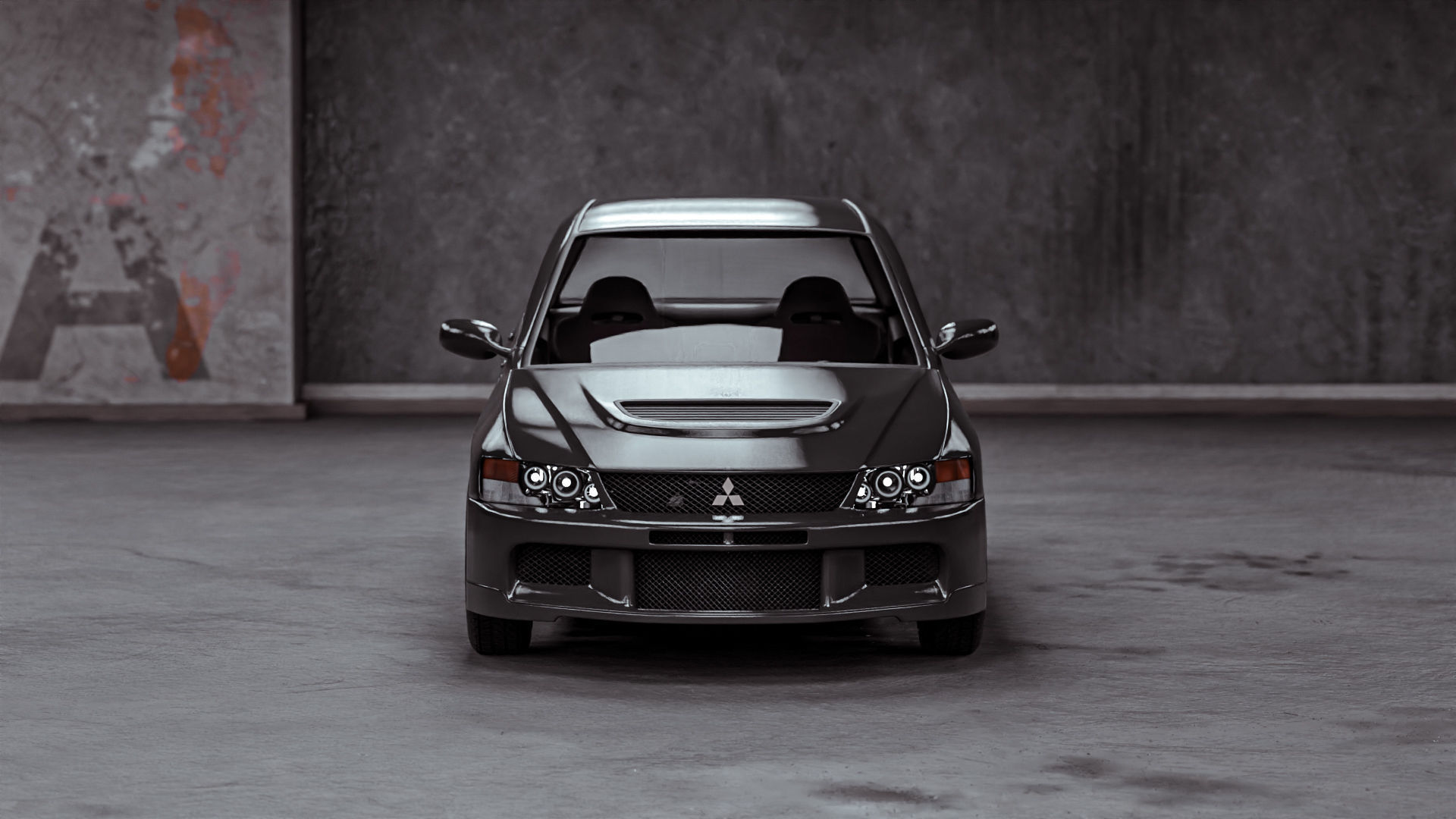 3D model Mitsubishi Lancer Evo VR / AR / low-poly | CGTrader