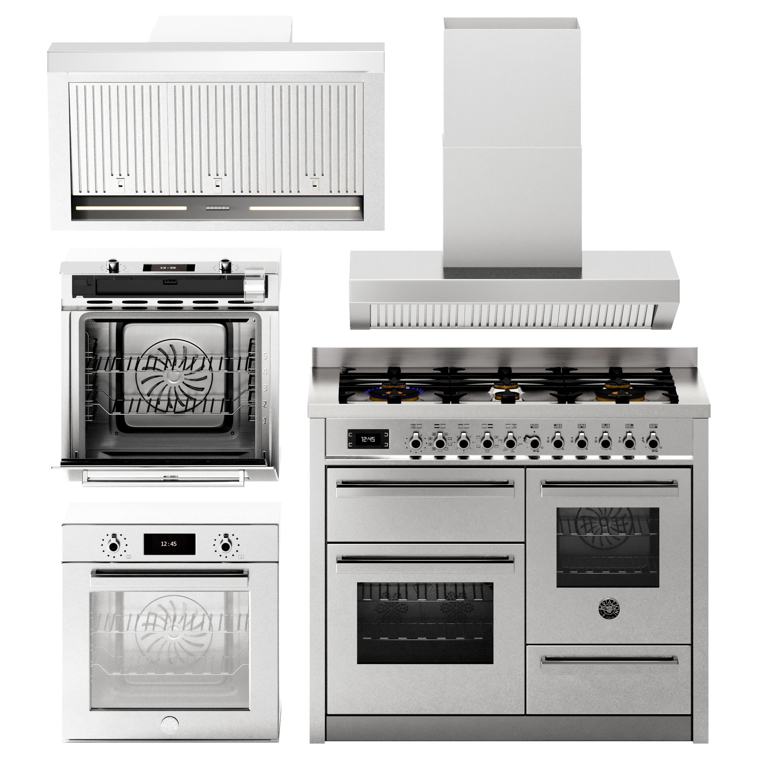 Bertazzoni Professional Series Collection 3D model | CGTrader