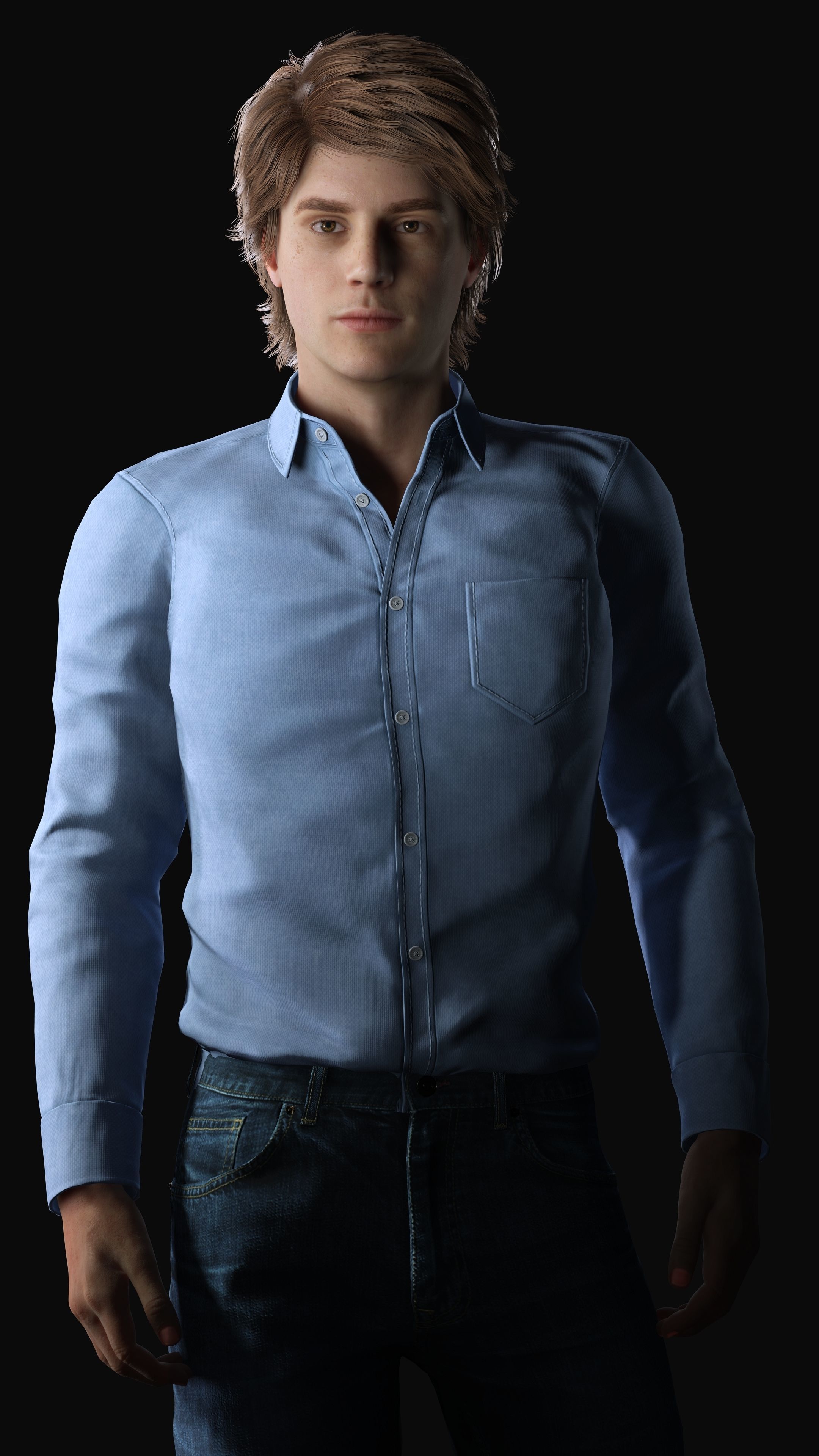 Matt Free High-Poly 3D model free VR / AR / low-poly 3D model animated ...