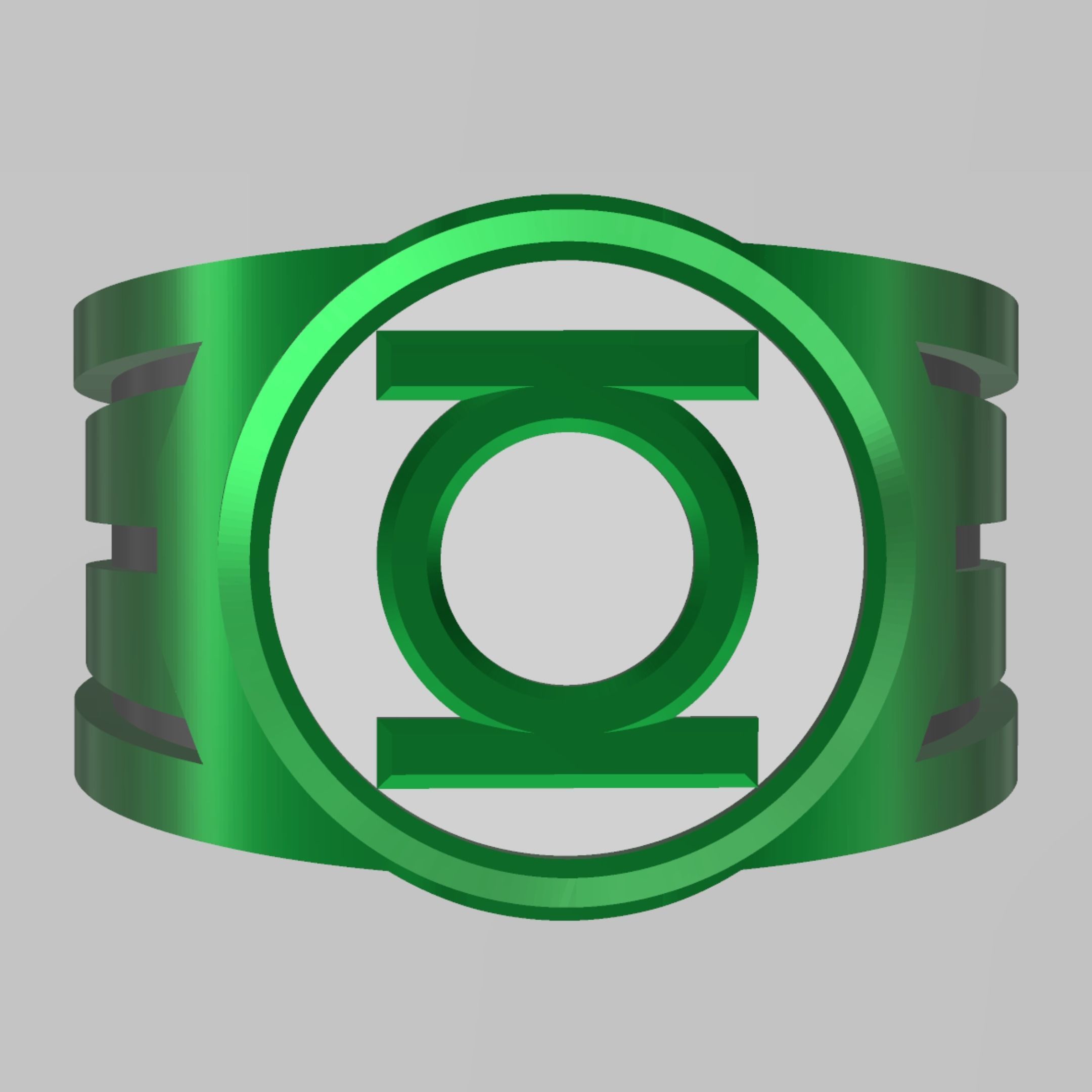 Green Lantern Rings 3D model 3D printable | CGTrader