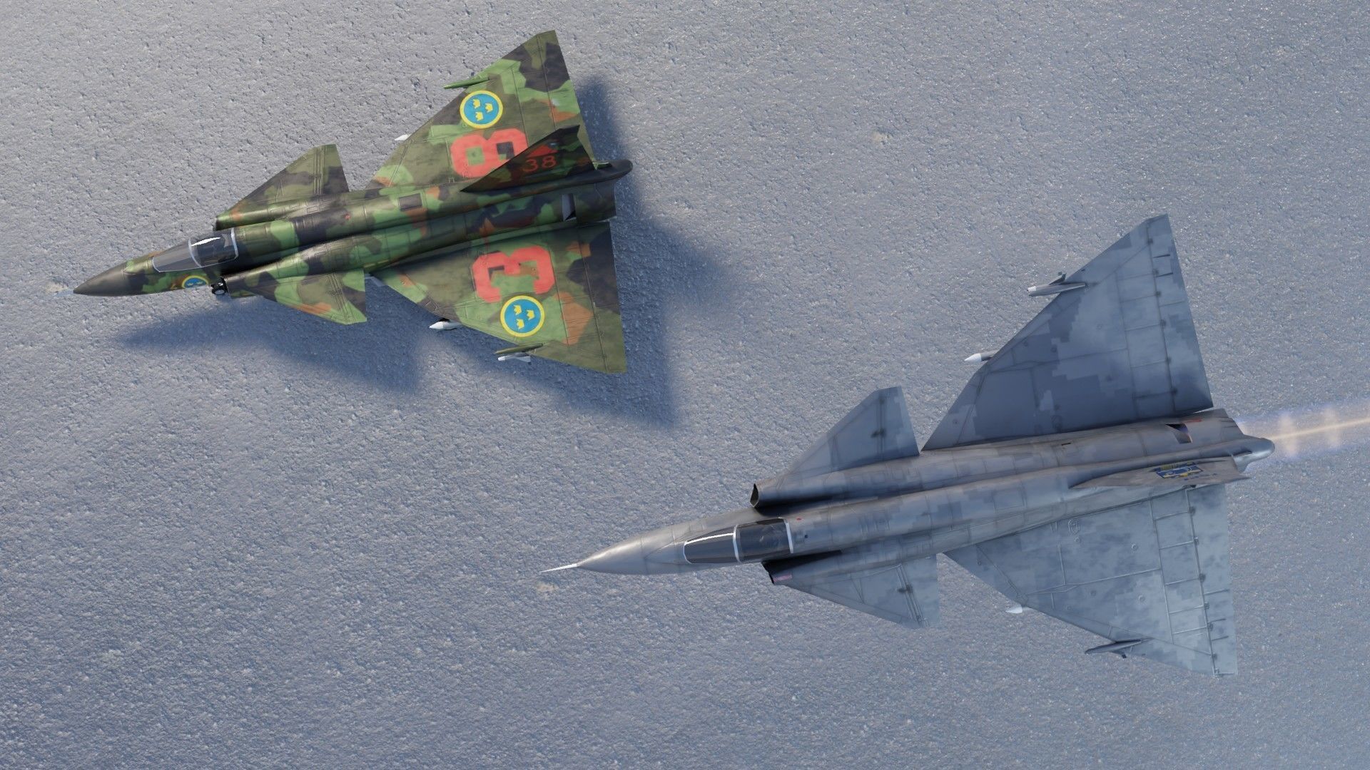 3D model Saab JAS-37 Viggen VR / AR / low-poly | CGTrader