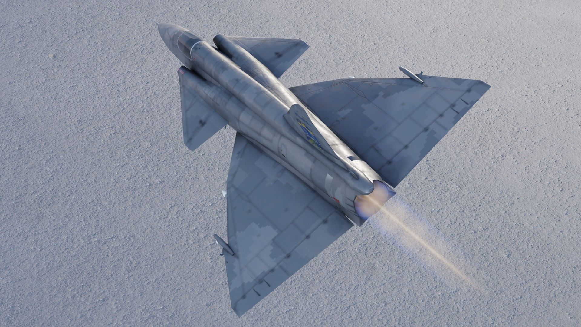 3D model Saab JAS-37 Viggen VR / AR / low-poly | CGTrader
