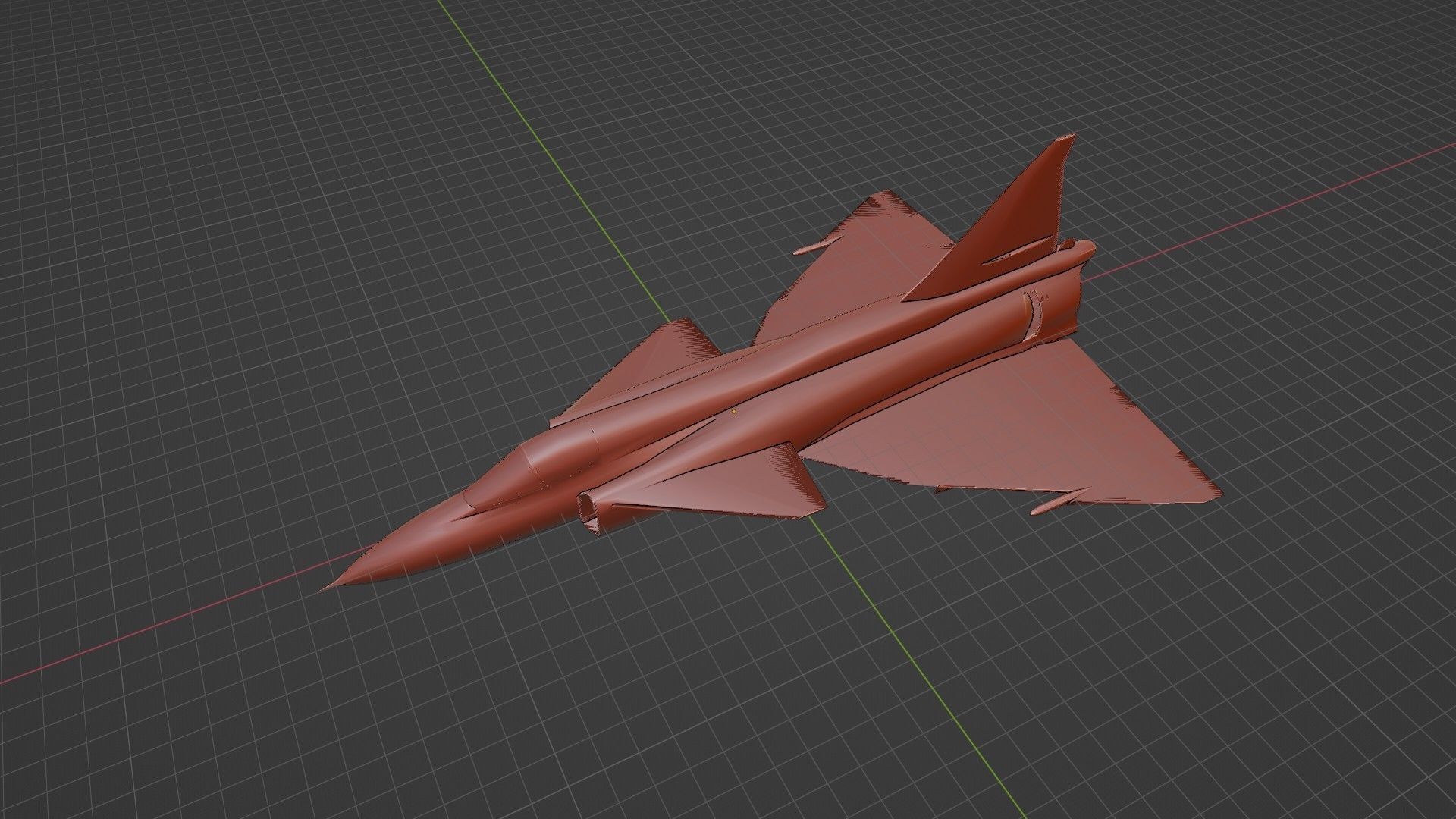 3D model Saab JAS-37 Viggen VR / AR / low-poly | CGTrader