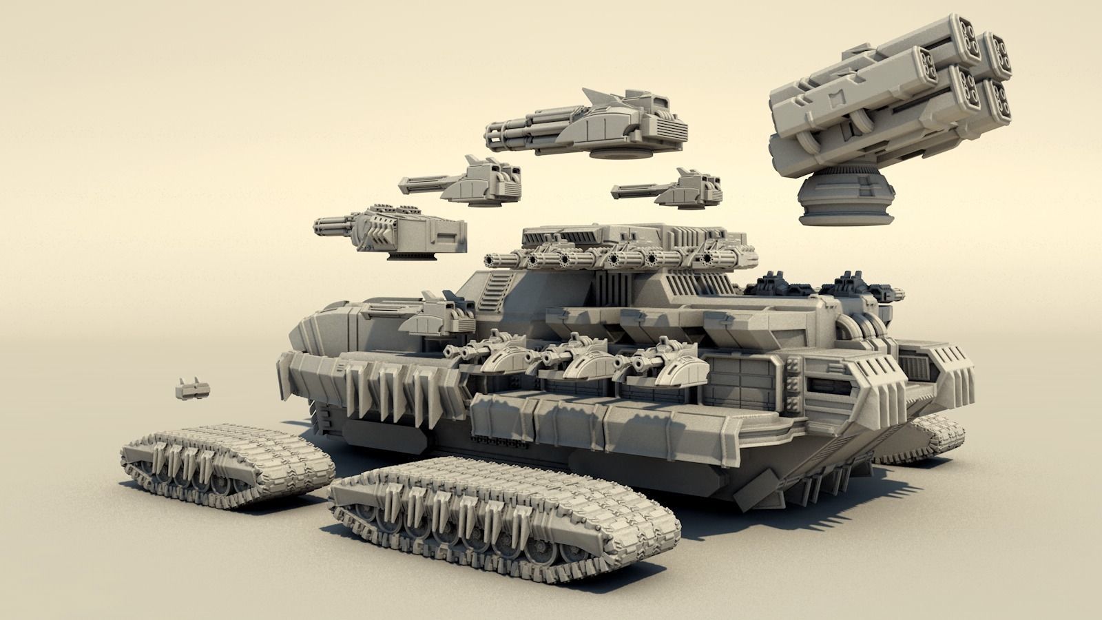 Legendary tank 3D model 3D printable | CGTrader