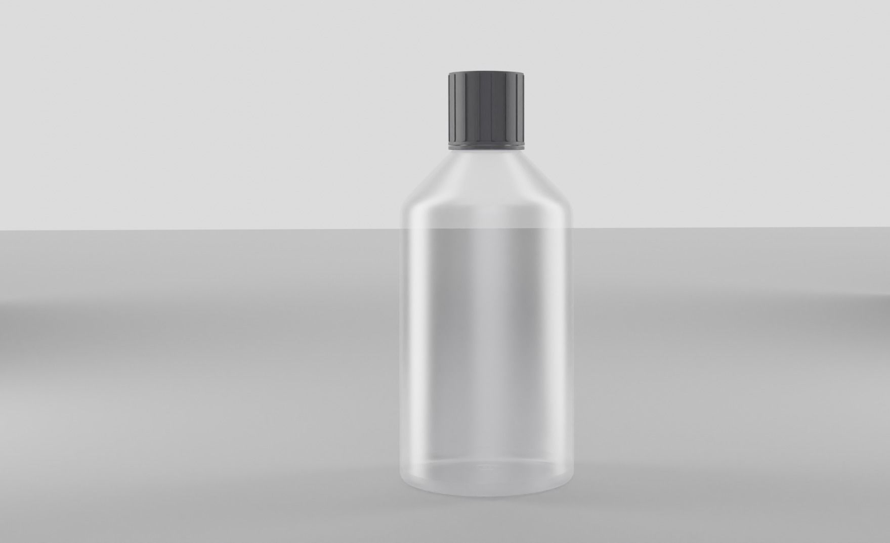 3D model Bottle with threaded cap VR / AR / low-poly | CGTrader