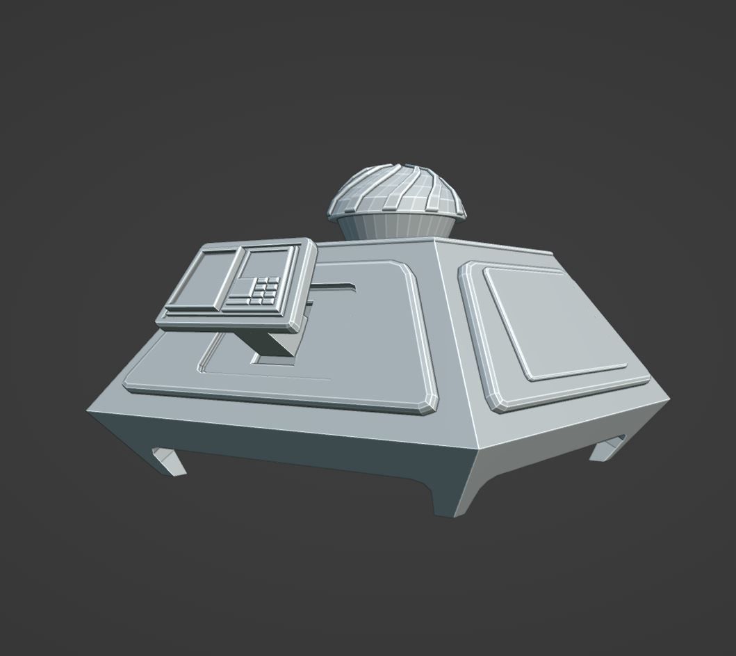 Shield Deflector Generator Clone Wars style 3D Print 3D model 3D ...