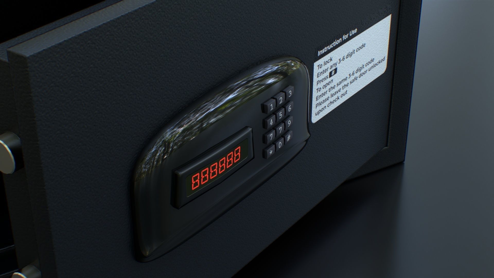 3D model Safety Locker VR / AR / low-poly | CGTrader