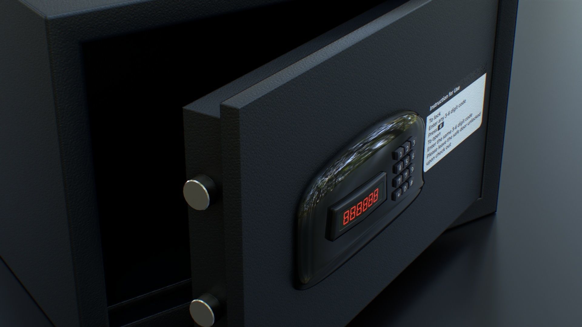 3D model Safety Locker VR / AR / low-poly | CGTrader