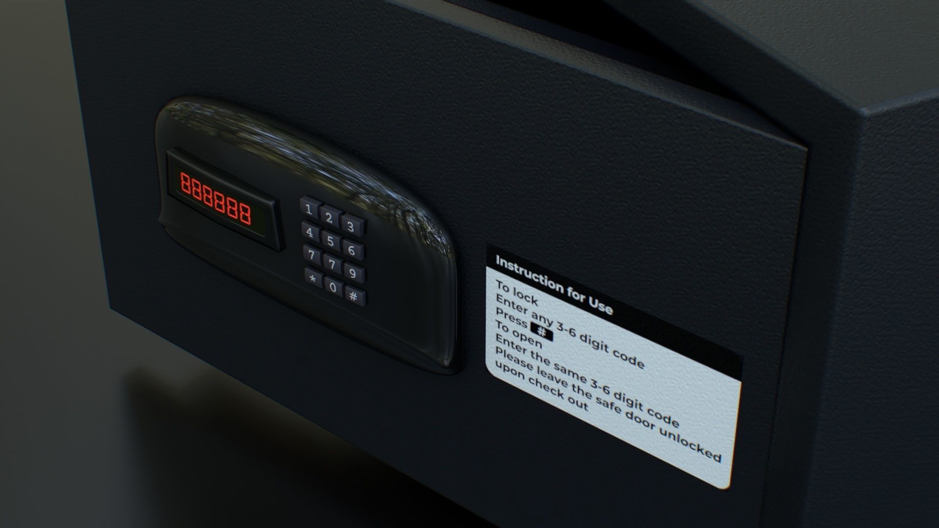 3D model Safety Locker VR / AR / low-poly | CGTrader