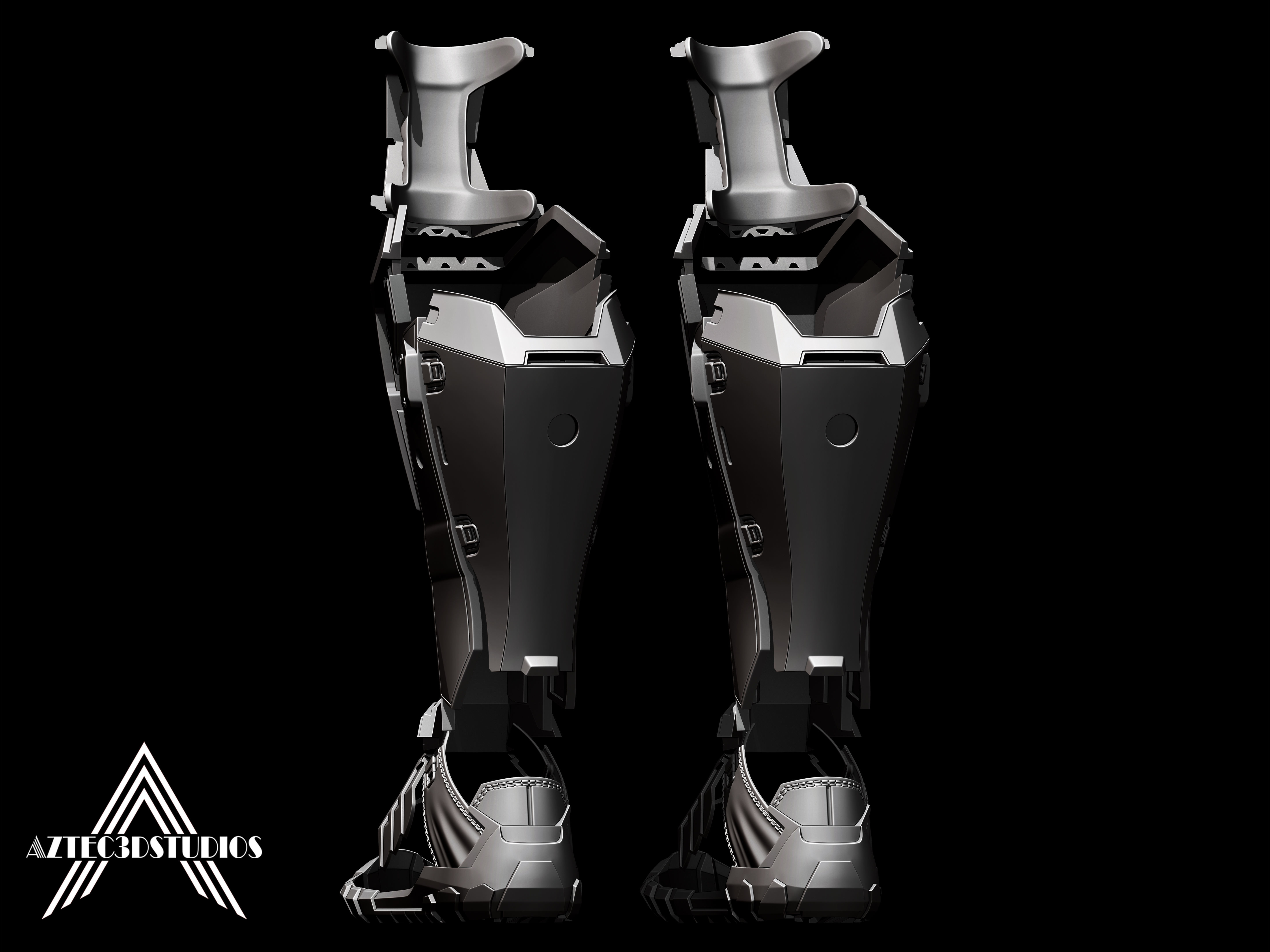 Gotham Knights Batman Shin Armor Wearable for 3D Printing 3D model 3D ...